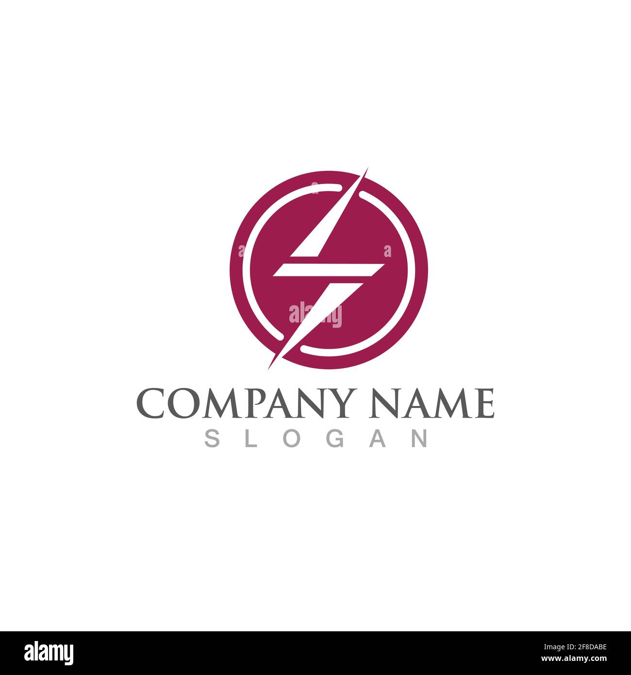 Thunderbolt logo and symbol vector Stock Vector Image & Art - Alamy