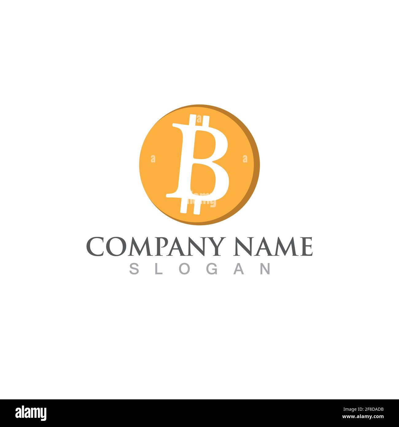 Btc coin logo and symbol vector image Stock Vector Image & Art - Alamy