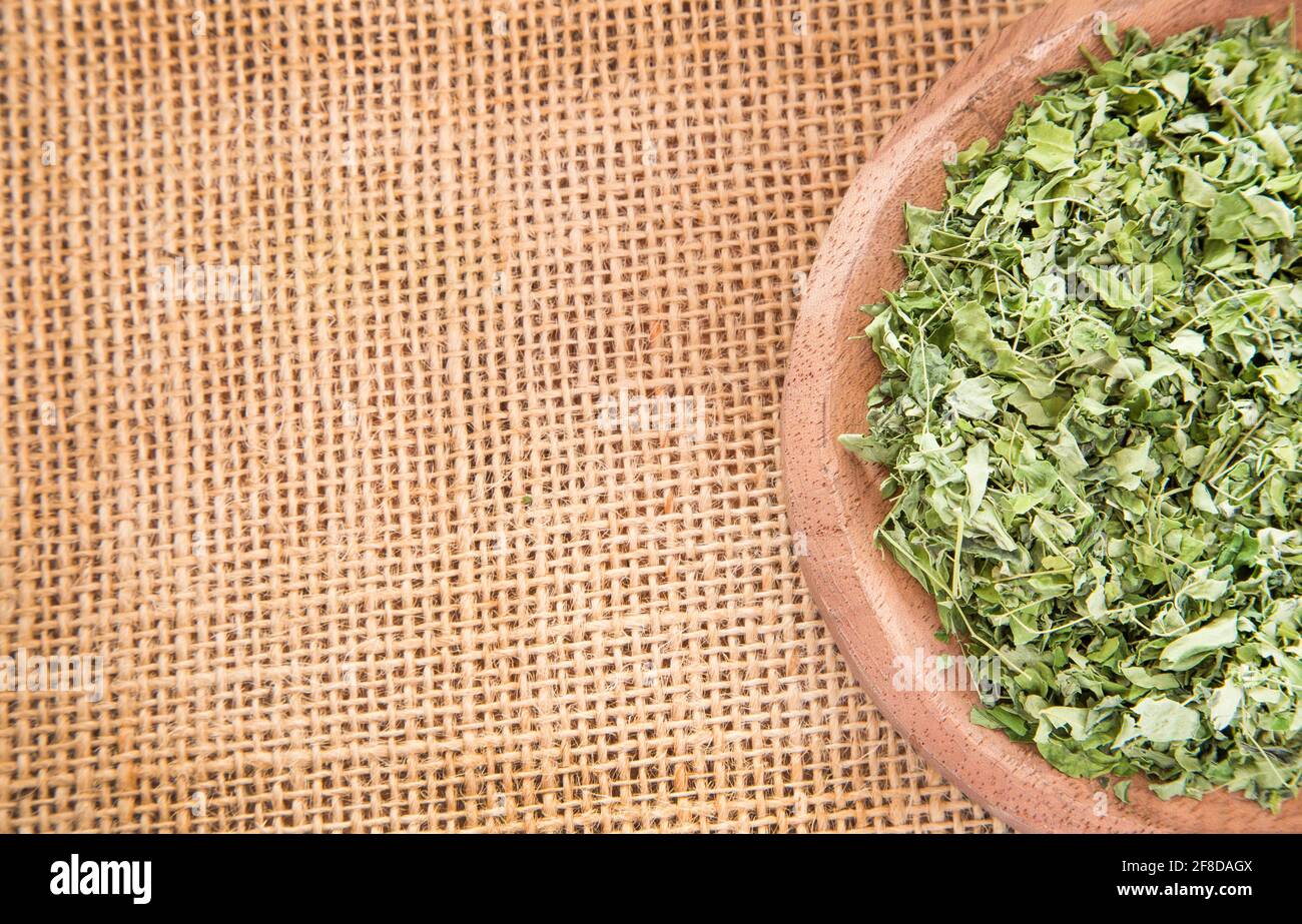 Organic moringa leaves - Moringa oleifera Stock Photo - Alamy