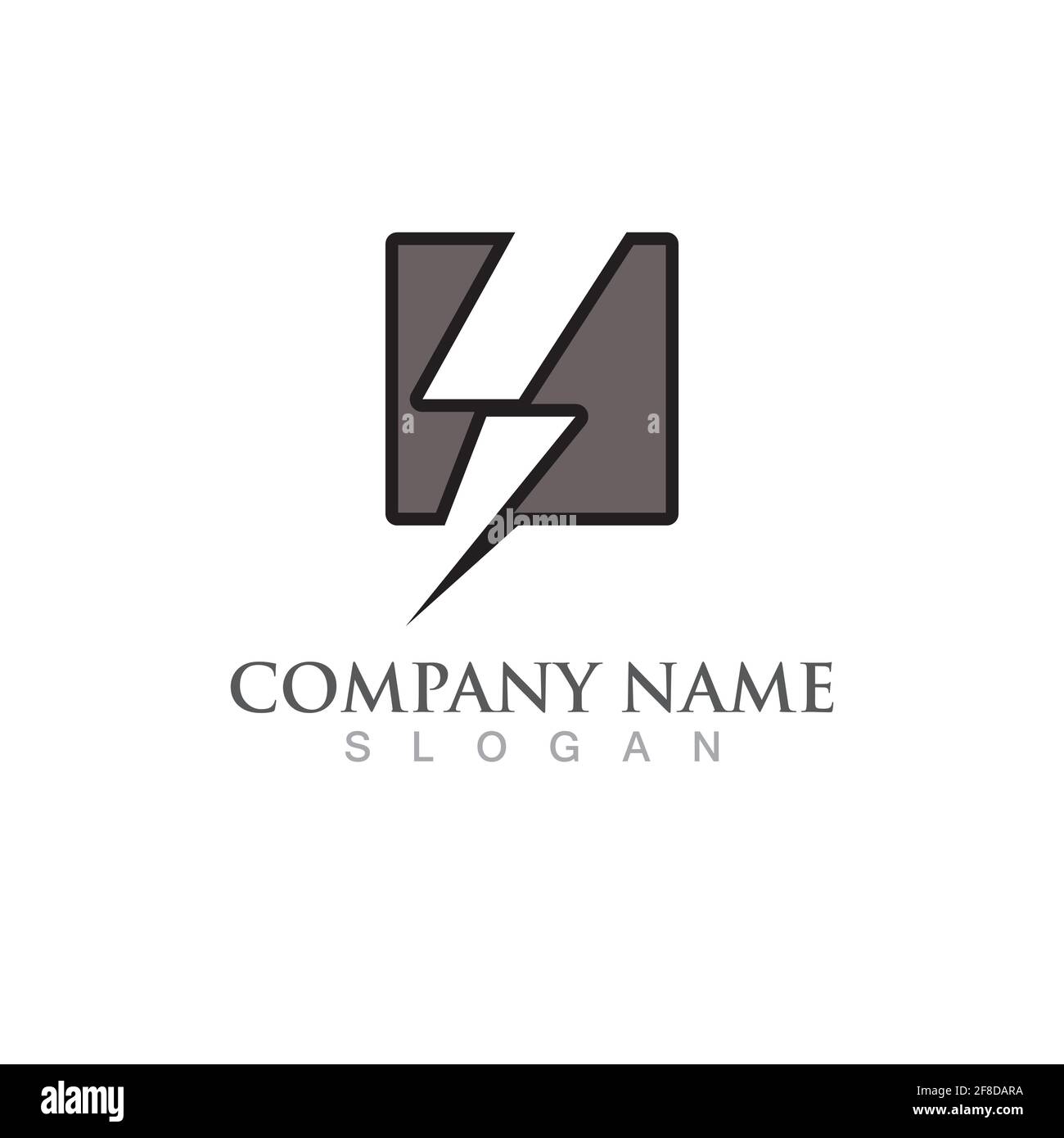 Thunderbolt logo and symbol vector Stock Vector Image & Art - Alamy