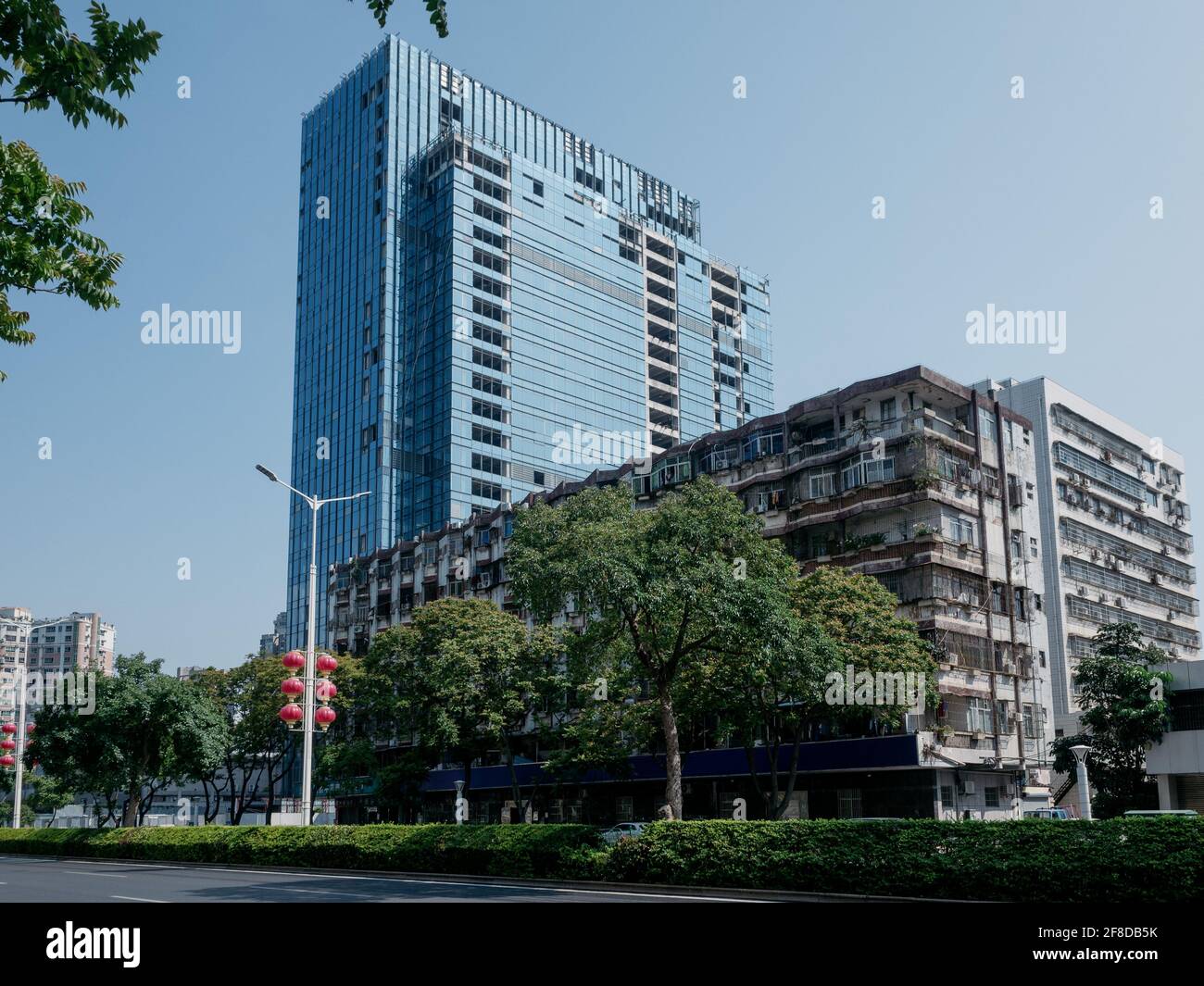Unfinished building in Zhuhai China Stock Photo - Alamy