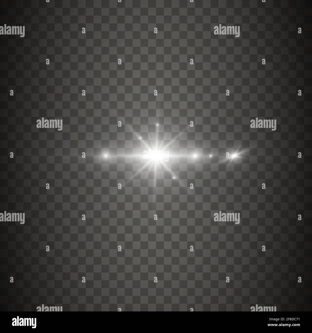 Glowing lights effect, flare, explosion and shining stars. Sunset ...