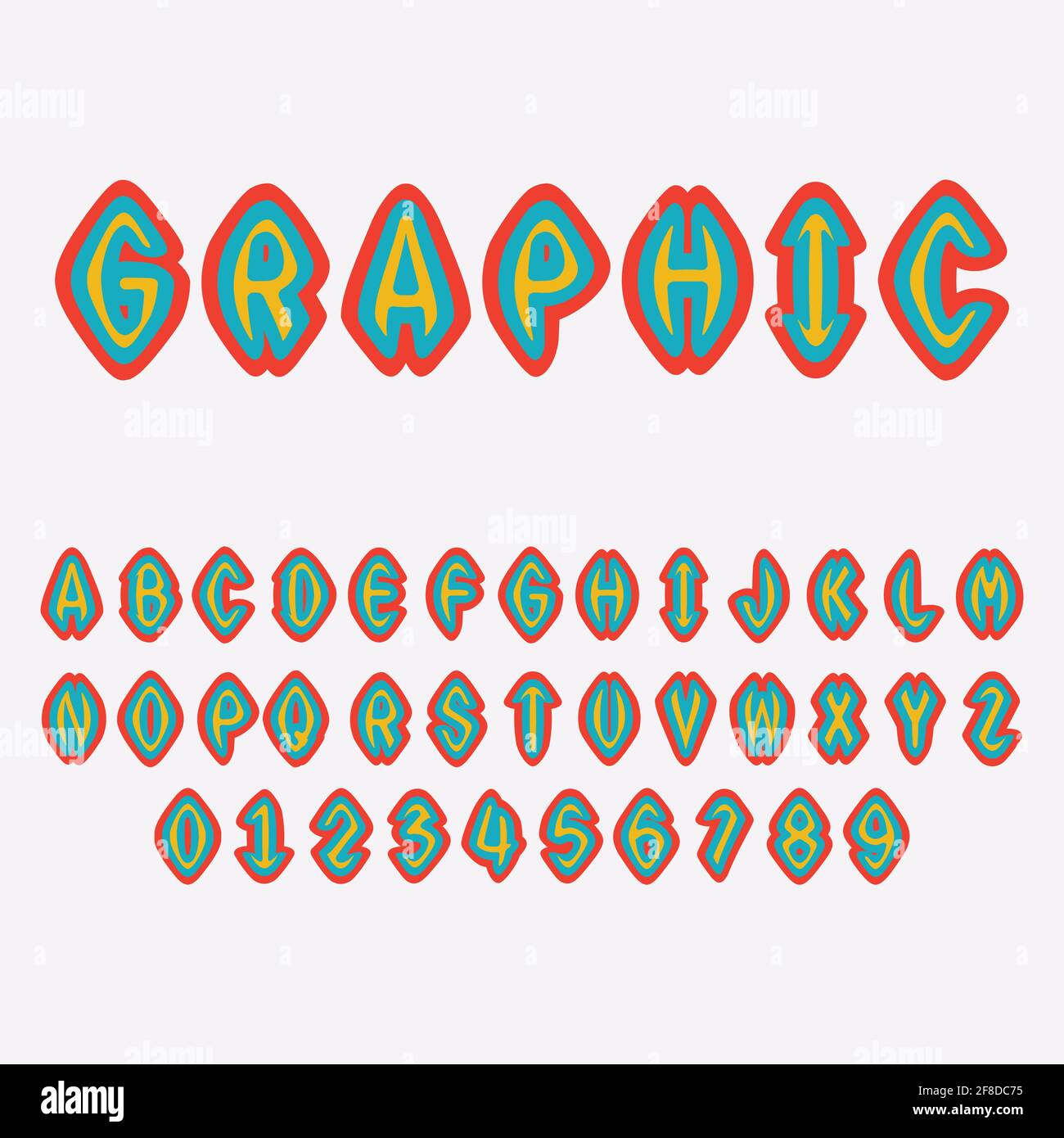 Modern abstract typographic font and alphabet. Minimal design. Vector ...