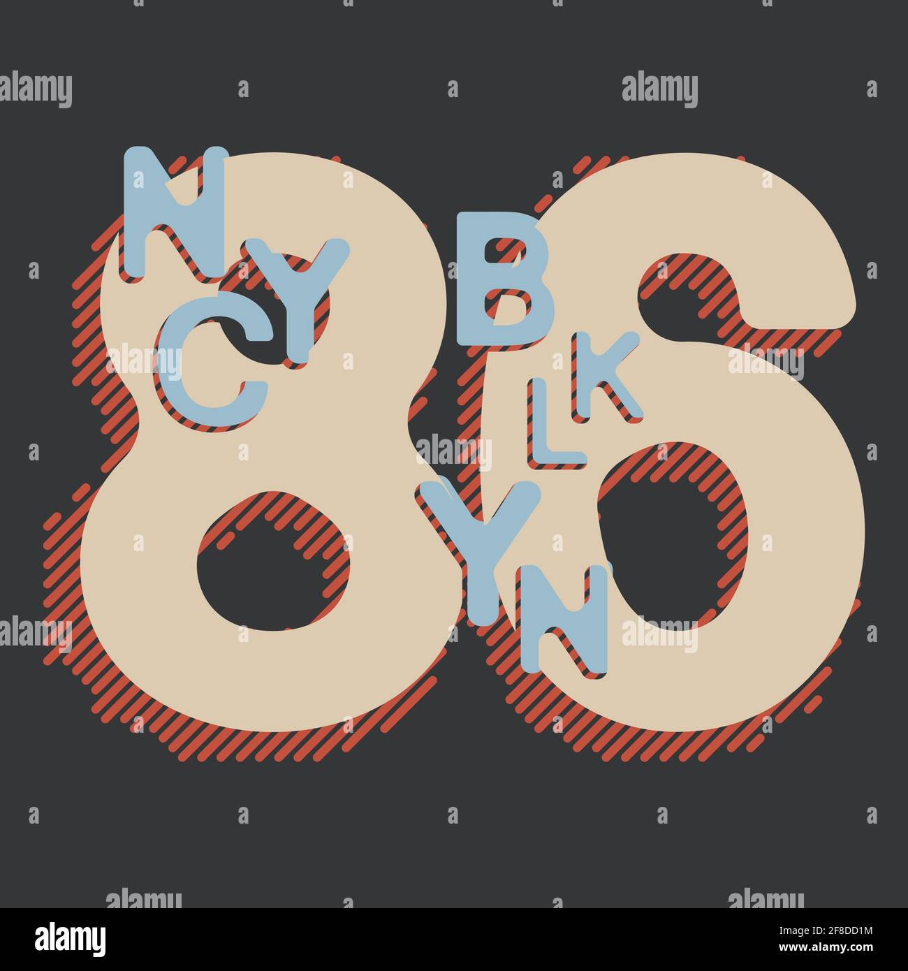 New York T-shirt Typography, Brooklyn, Graphics, Vector Illustration ...