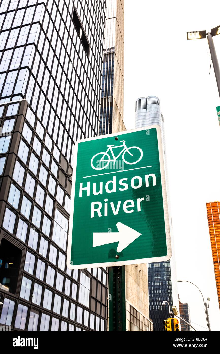 Road signs in the city Stock Photo - Alamy