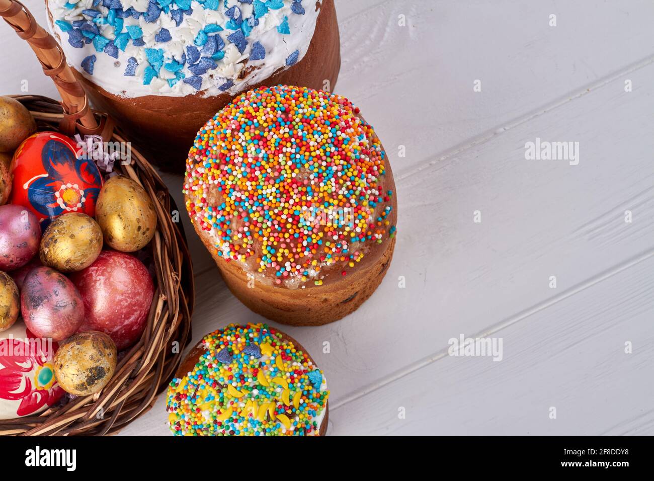 Painted easter eggs covered hi-res stock photography and images - Alamy