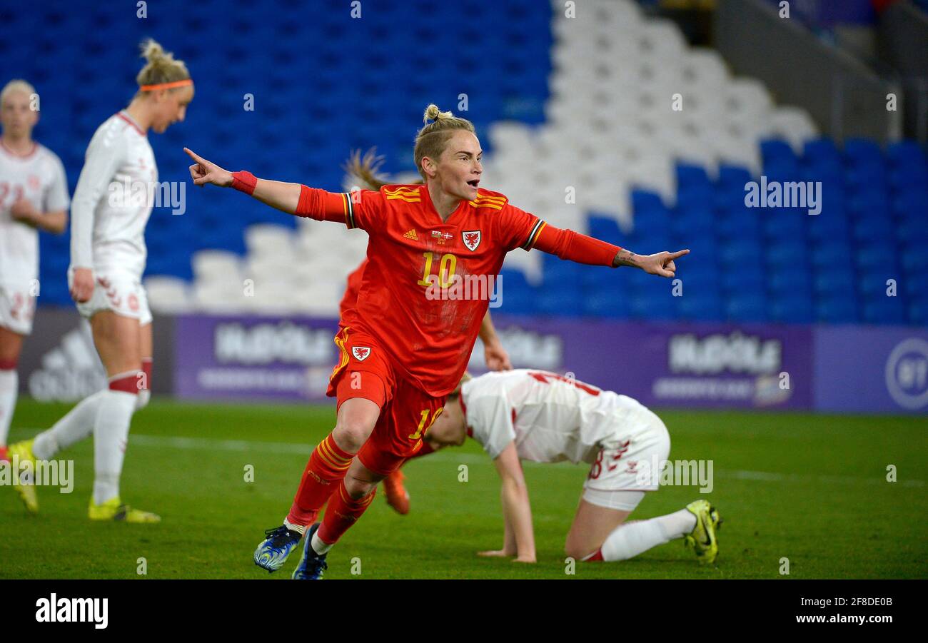Wales host Denmark in a Uefa international football friendly at the ...