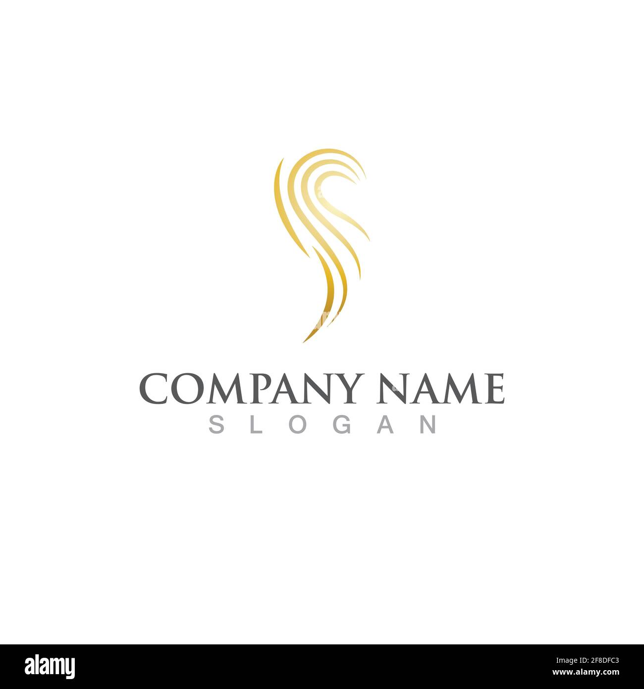 hair logo vector illustration design Stock Vector Image & Art - Alamy