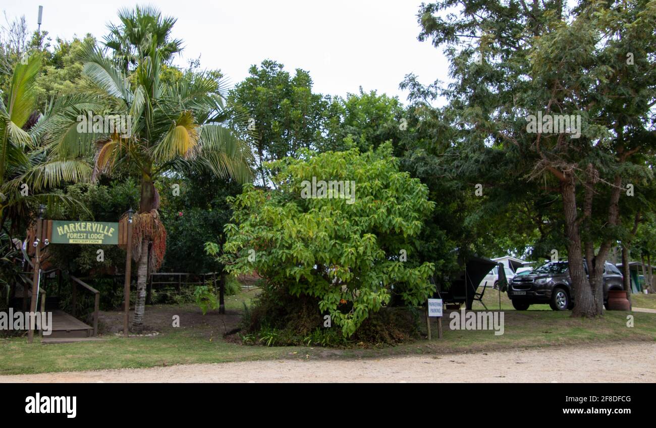 Harkerville, South Africa - campers and caravans at the tranquil ...