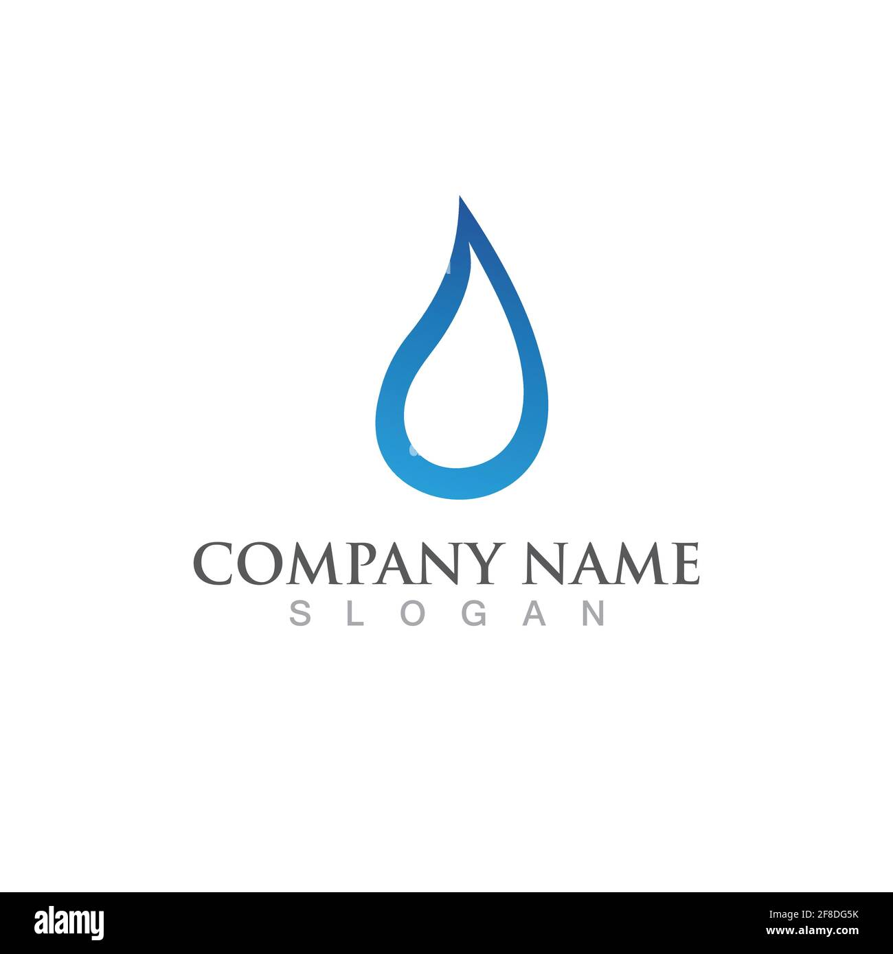 Water drop Logo Template vector illustration design Stock Vector Image ...
