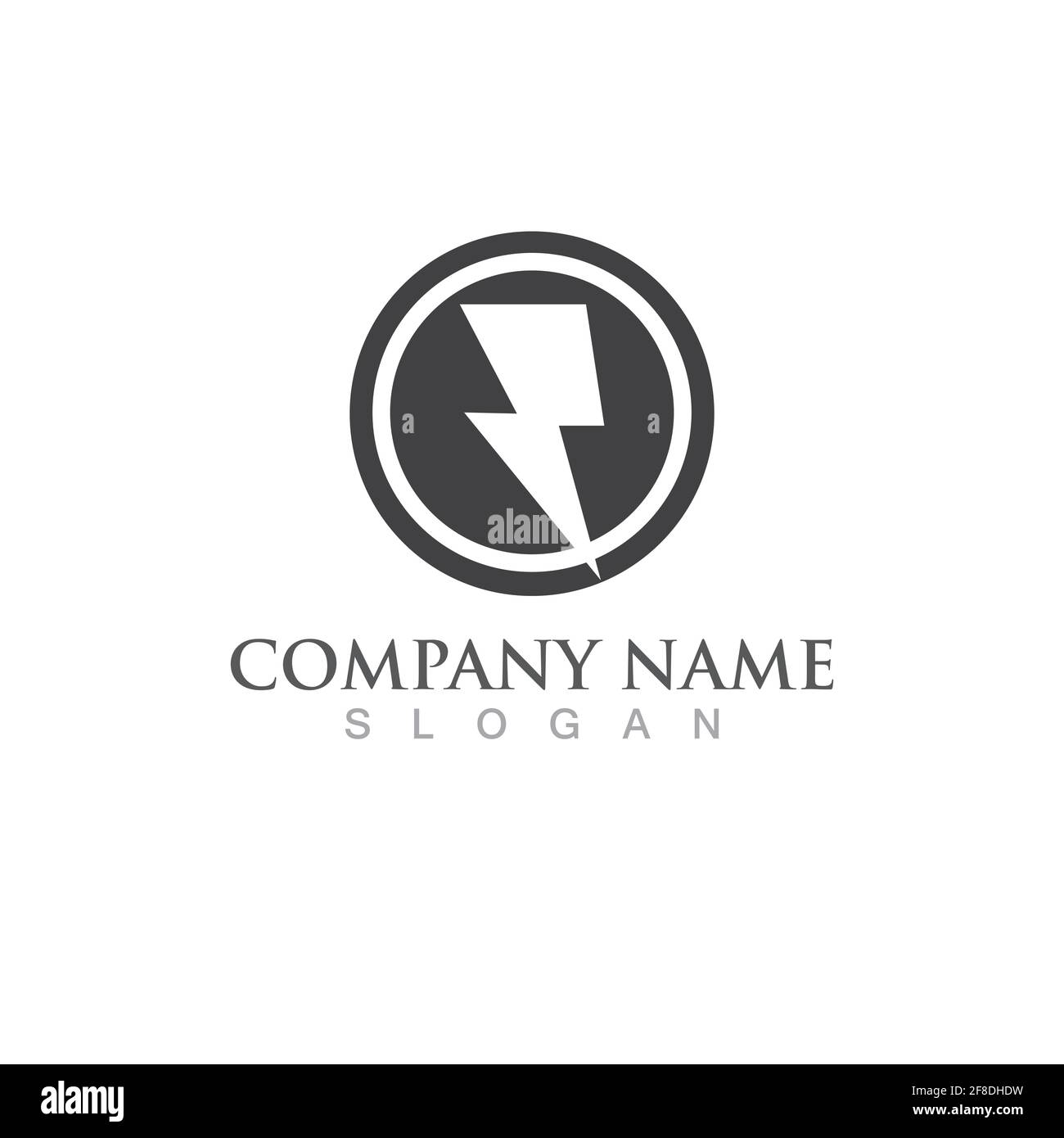 Thunderbolt logo and symbol vector Stock Vector Image & Art - Alamy