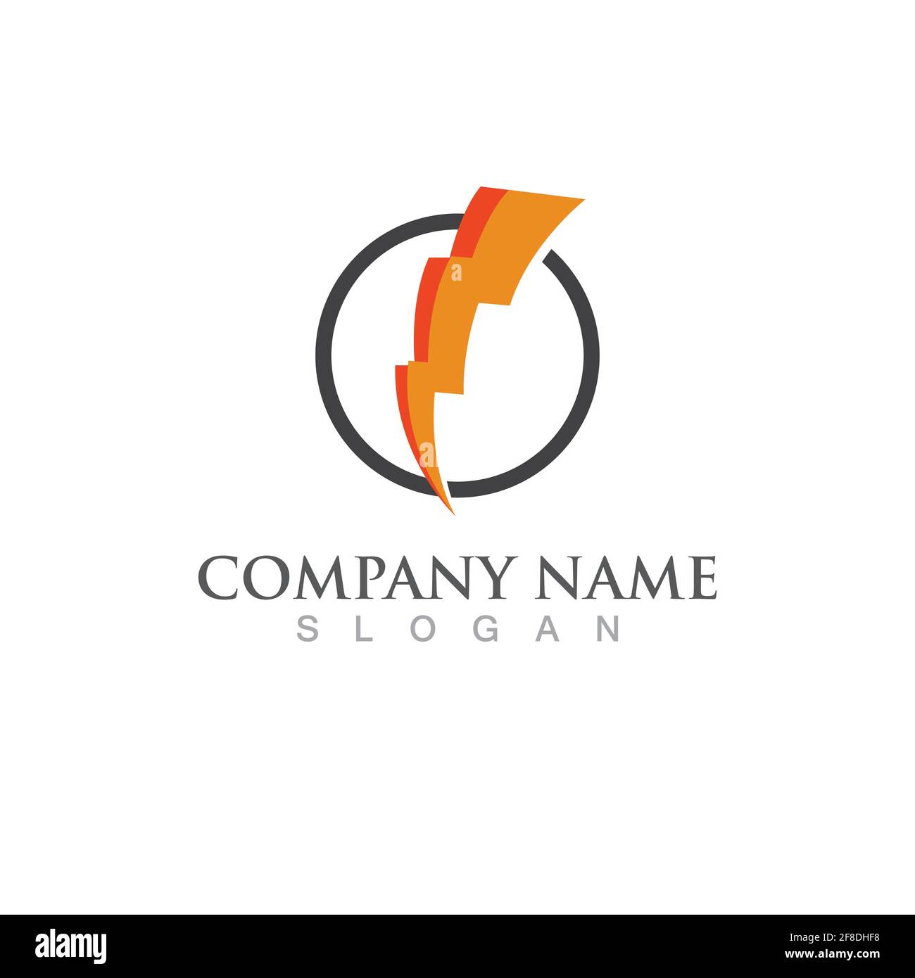 Thunderbolt logo and symbol vector Stock Vector Image & Art - Alamy