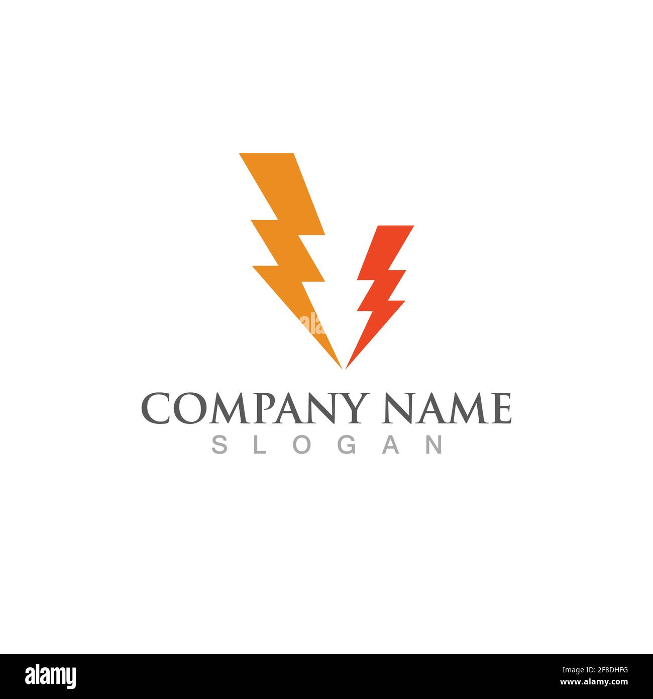 Thunderbolt logo and symbol vector Stock Vector Image & Art - Alamy