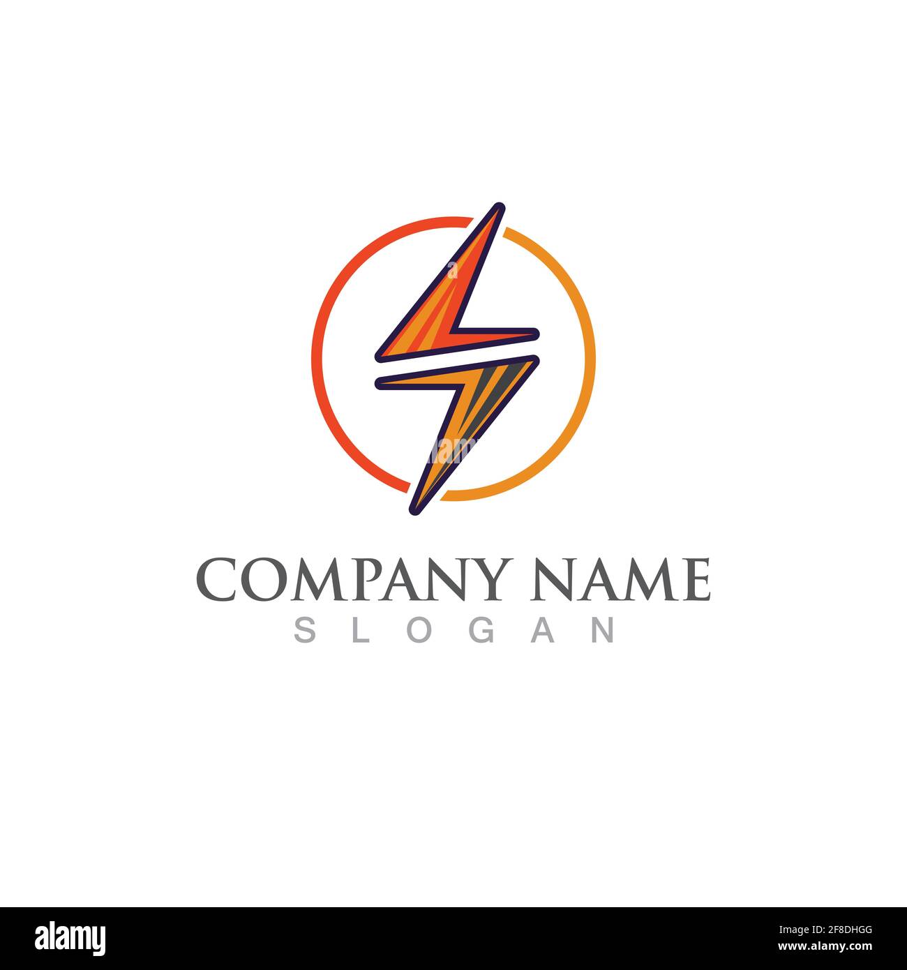 Thunderbolt logo and symbol vector Stock Vector Image & Art - Alamy