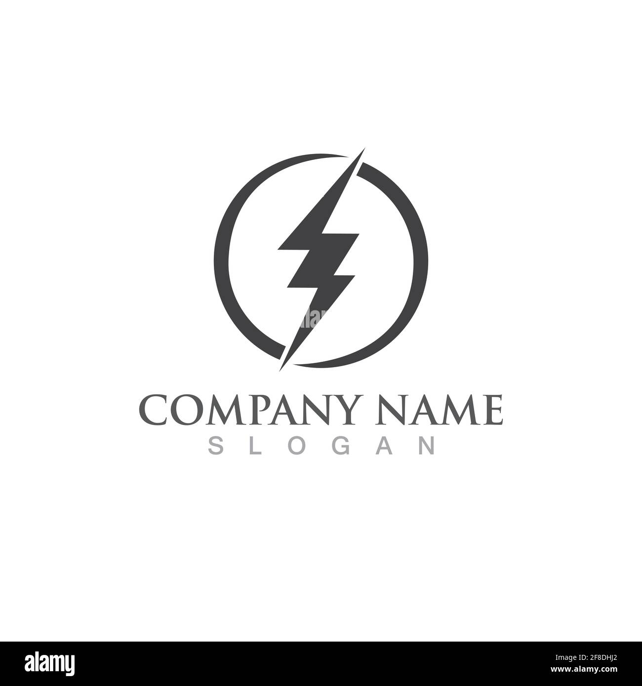 Thunderbolt logo and symbol vector Stock Vector Image & Art - Alamy