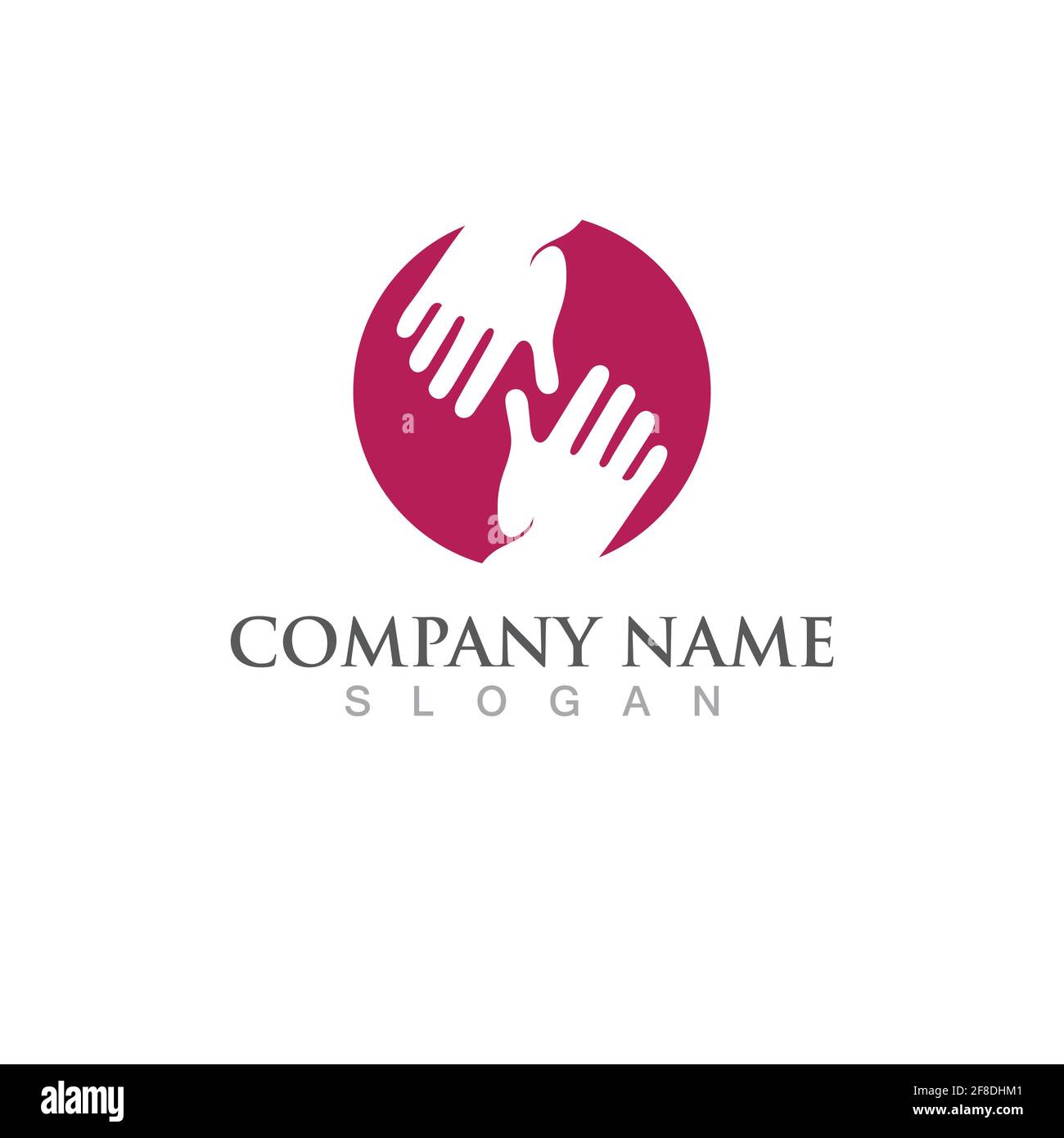 Hand logo and symbol vector Stock Vector Image & Art - Alamy
