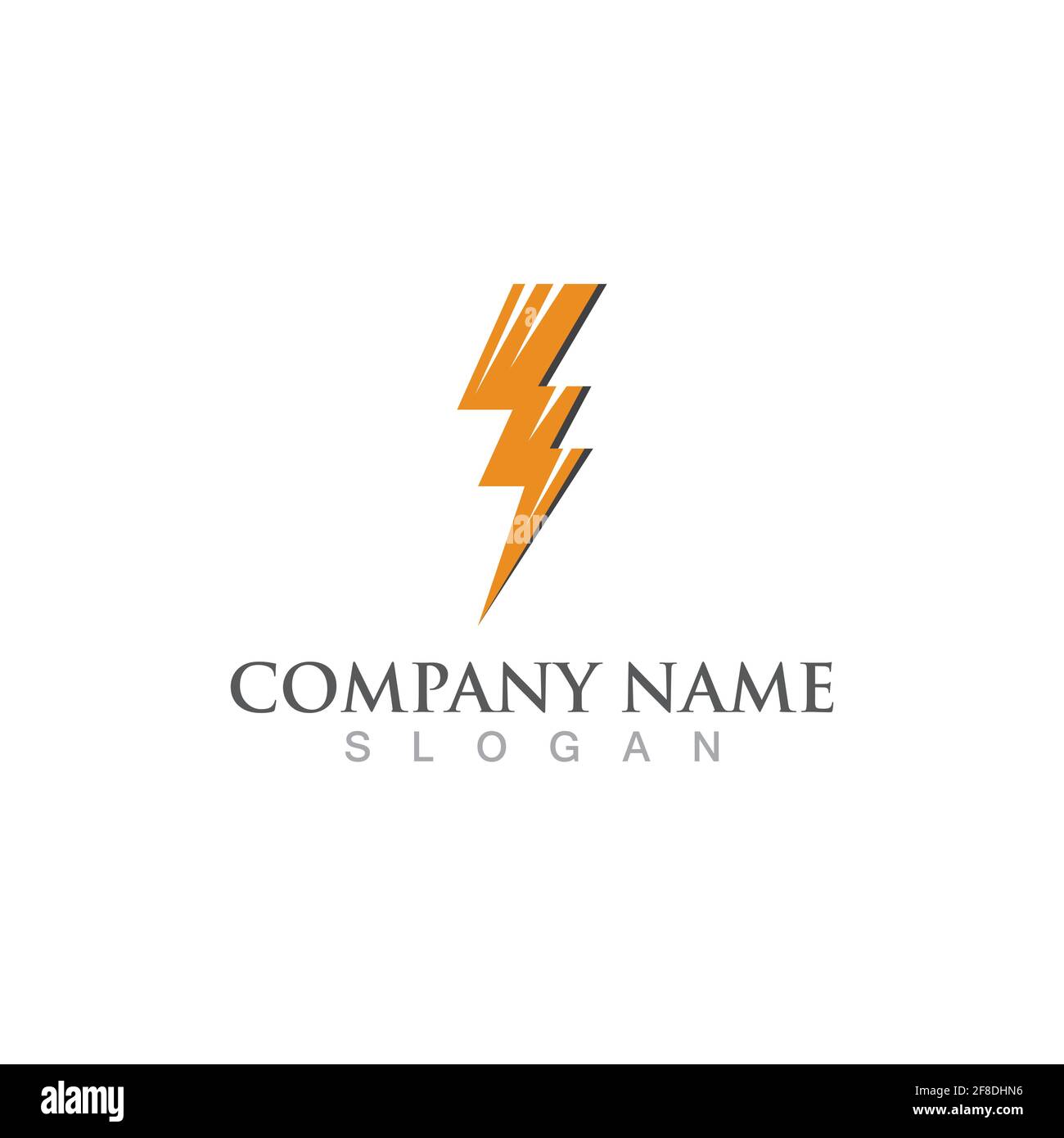 Thunderbolt logo and symbol vector Stock Vector Image & Art - Alamy