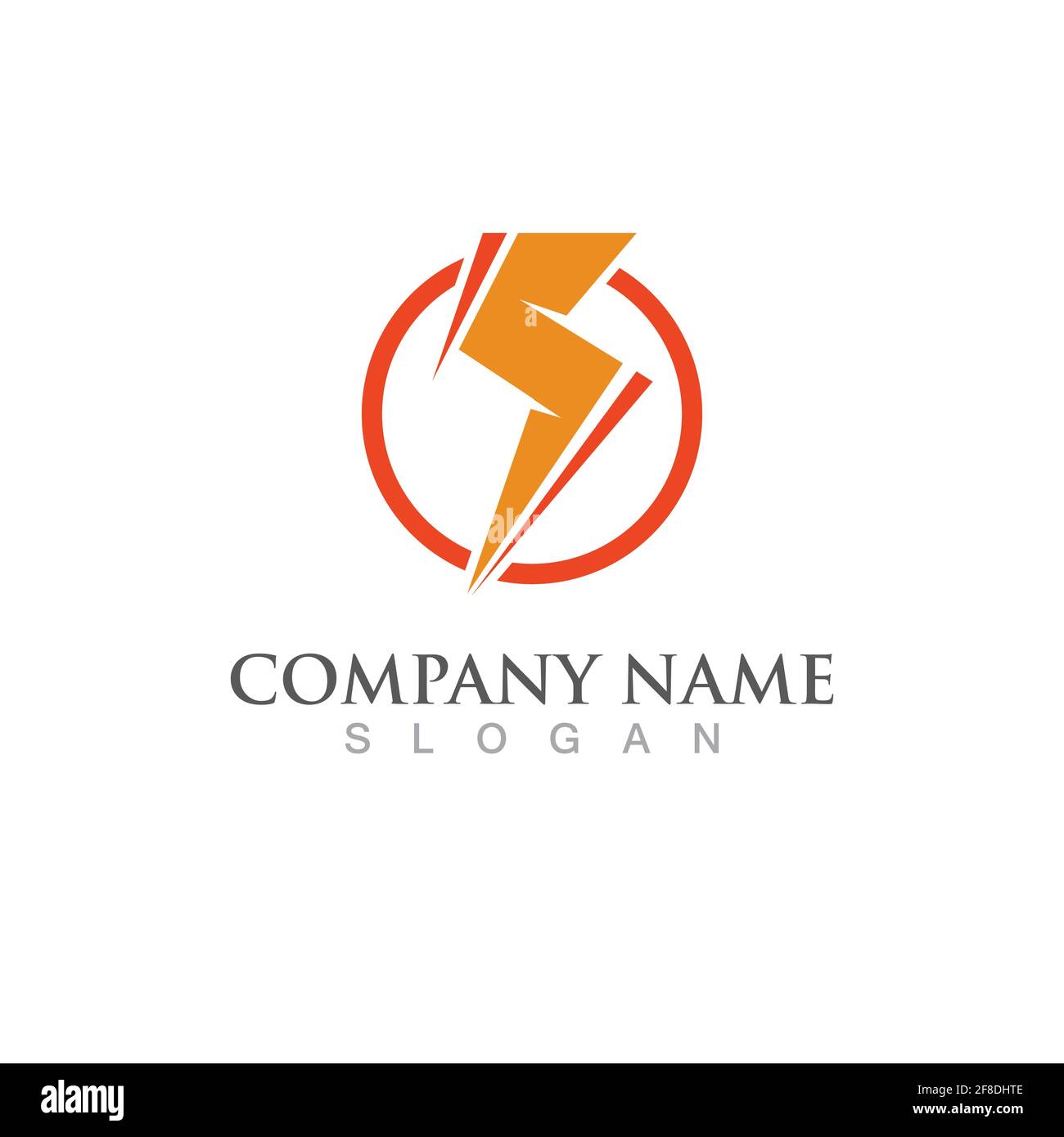 Thunderbolt logo and symbol vector Stock Vector Image & Art - Alamy