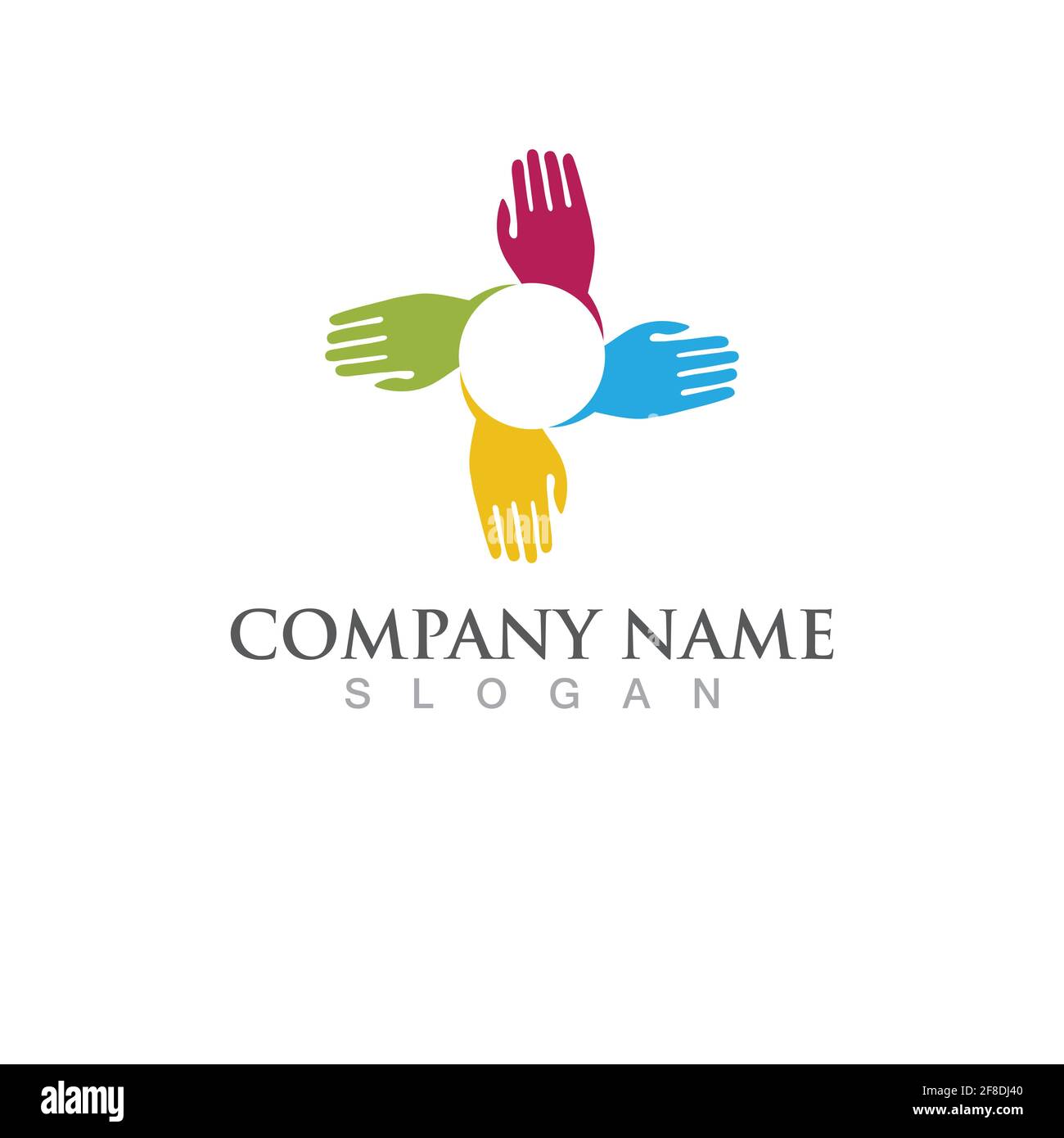 Hand logo and symbol vector Stock Vector Image & Art - Alamy