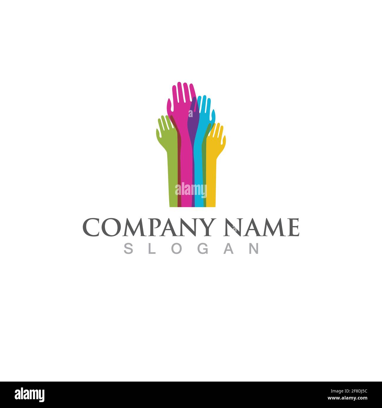 Hand logo and symbol vector Stock Vector Image & Art - Alamy
