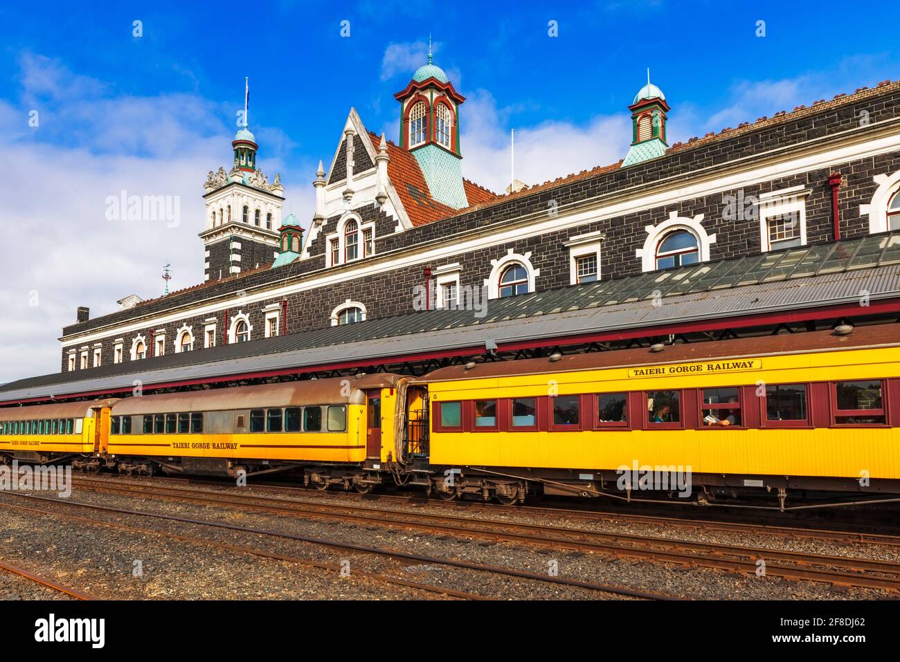 The Taieri Gorge Railway at the Dunedin Railway Station, Dunedin, South ...
