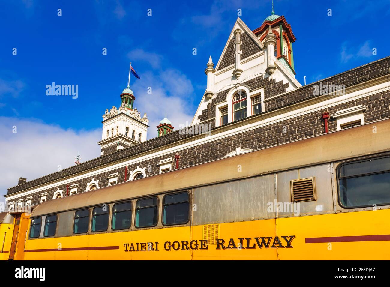 The Taieri Gorge Railway at the Dunedin Railway Station, Dunedin, South ...