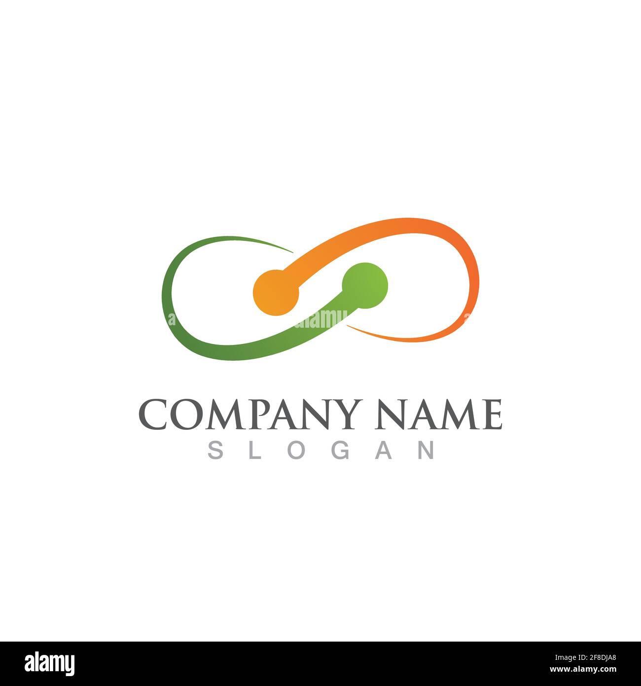 Infinity Design Vector icon illustration Logo template design Stock ...