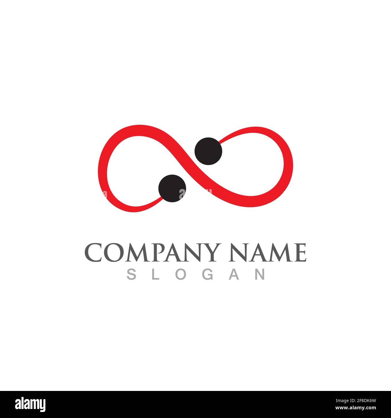 Infinity Design Vector icon illustration Logo template design Stock ...