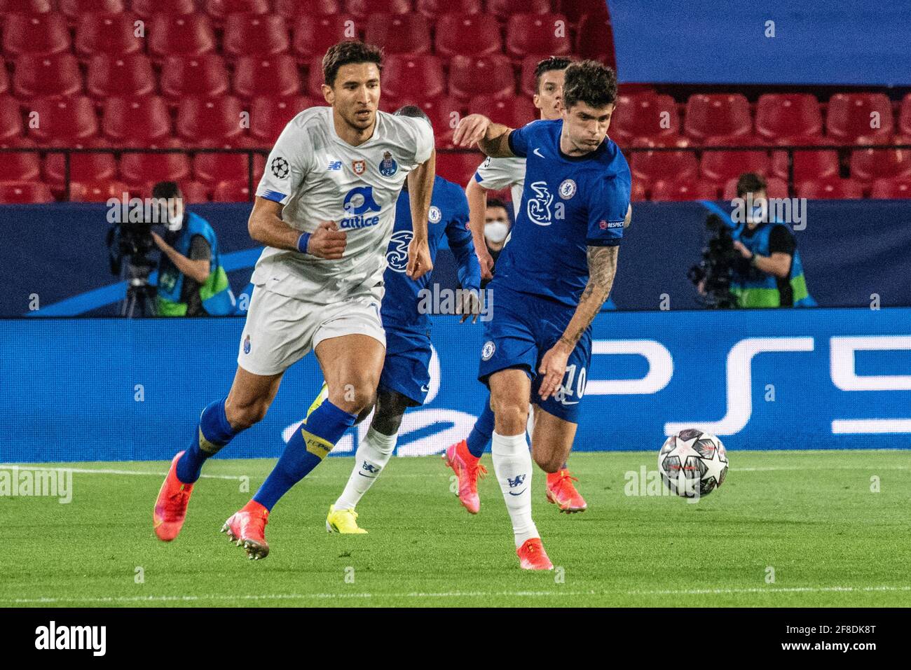 Sevilha, Espanha. 13th Apr, 2021. Chelsea vs Porto match valid for the ...