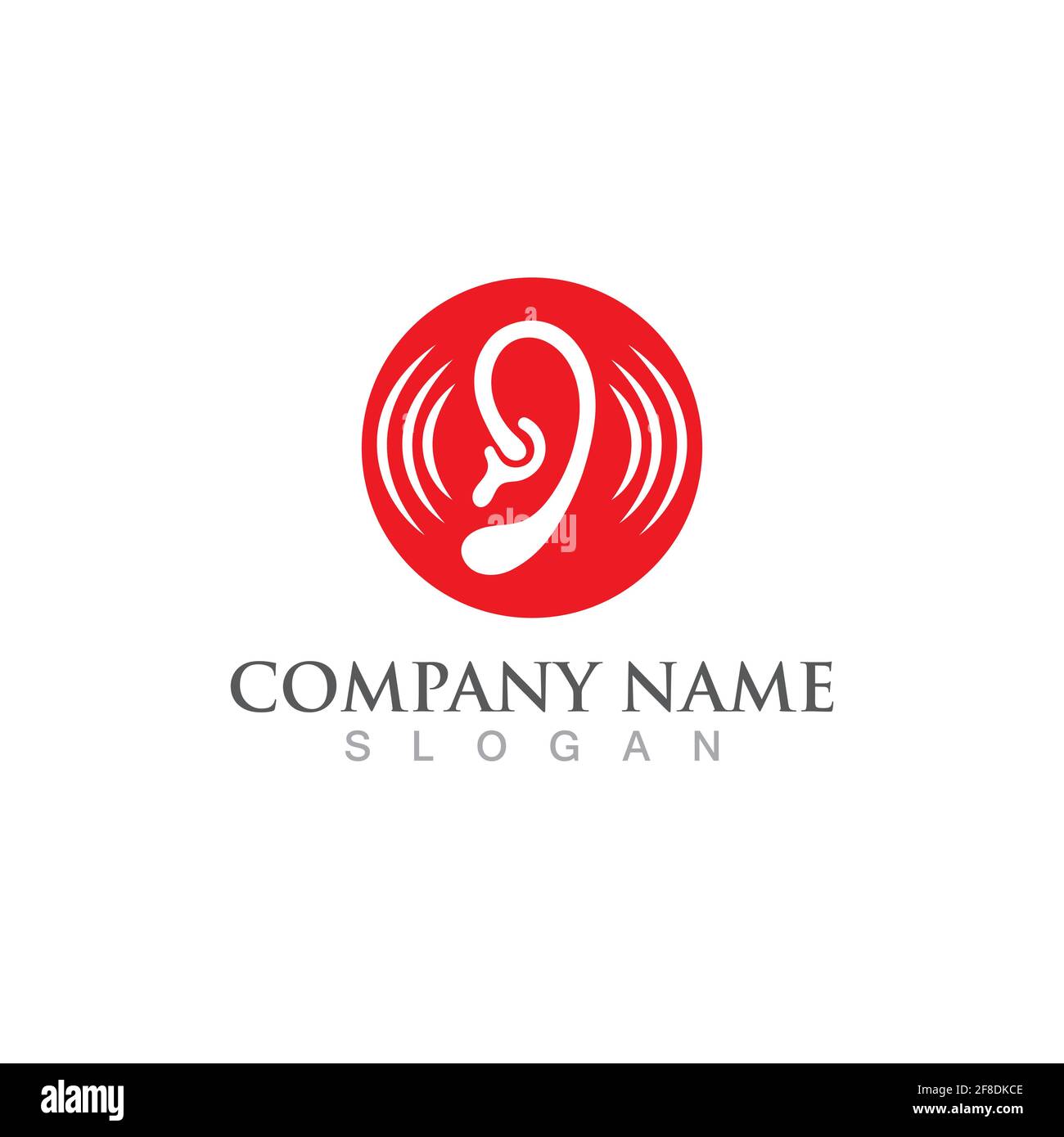 Human ear sound waves Cut Out Stock Images & Pictures - Alamy