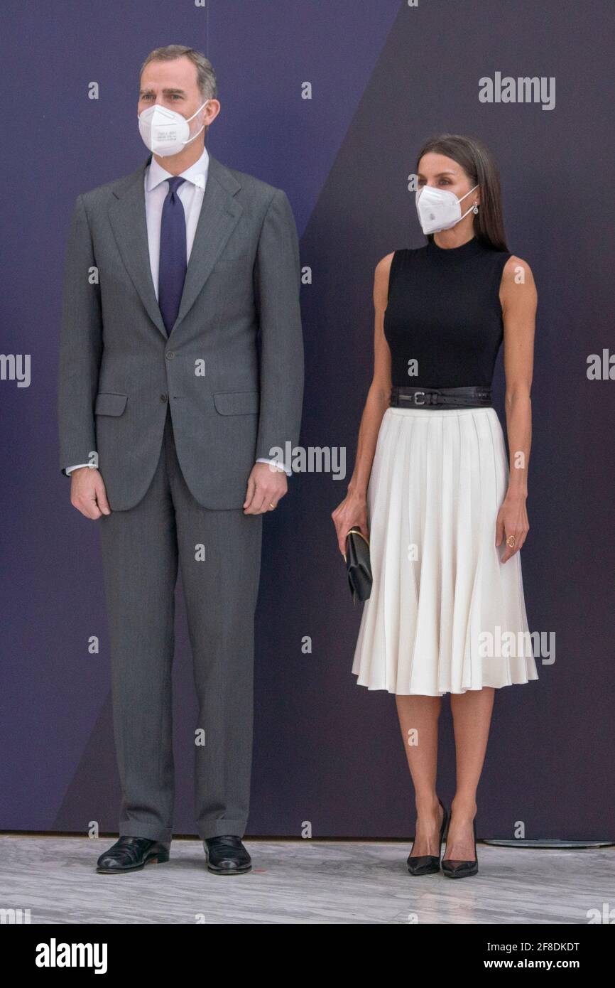 King Felipe VI of Spain and Queen Letizia Ortiz Rocasolano of Spain ...