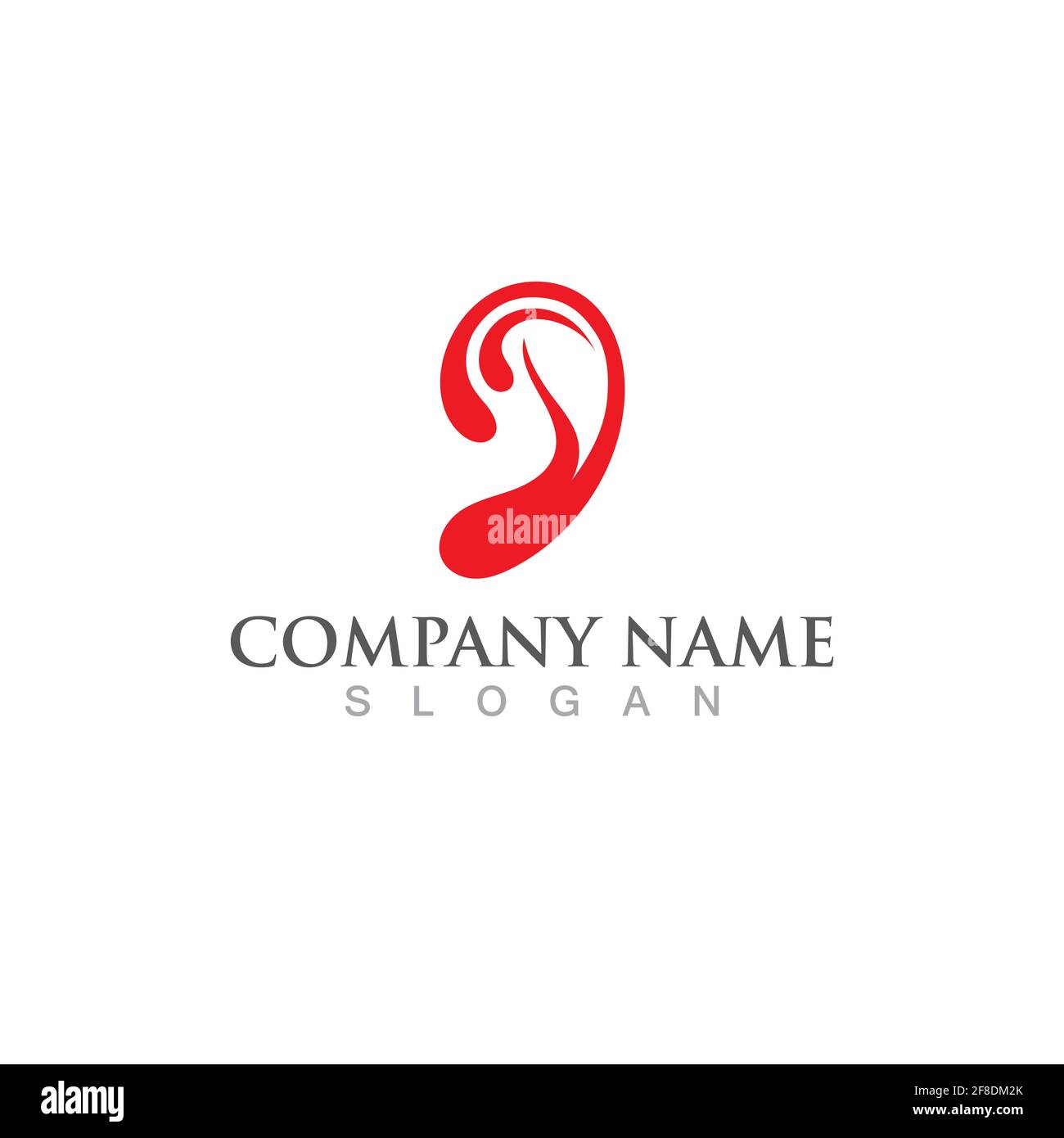 ear logo and symbol vector Stock Vector Image & Art - Alamy