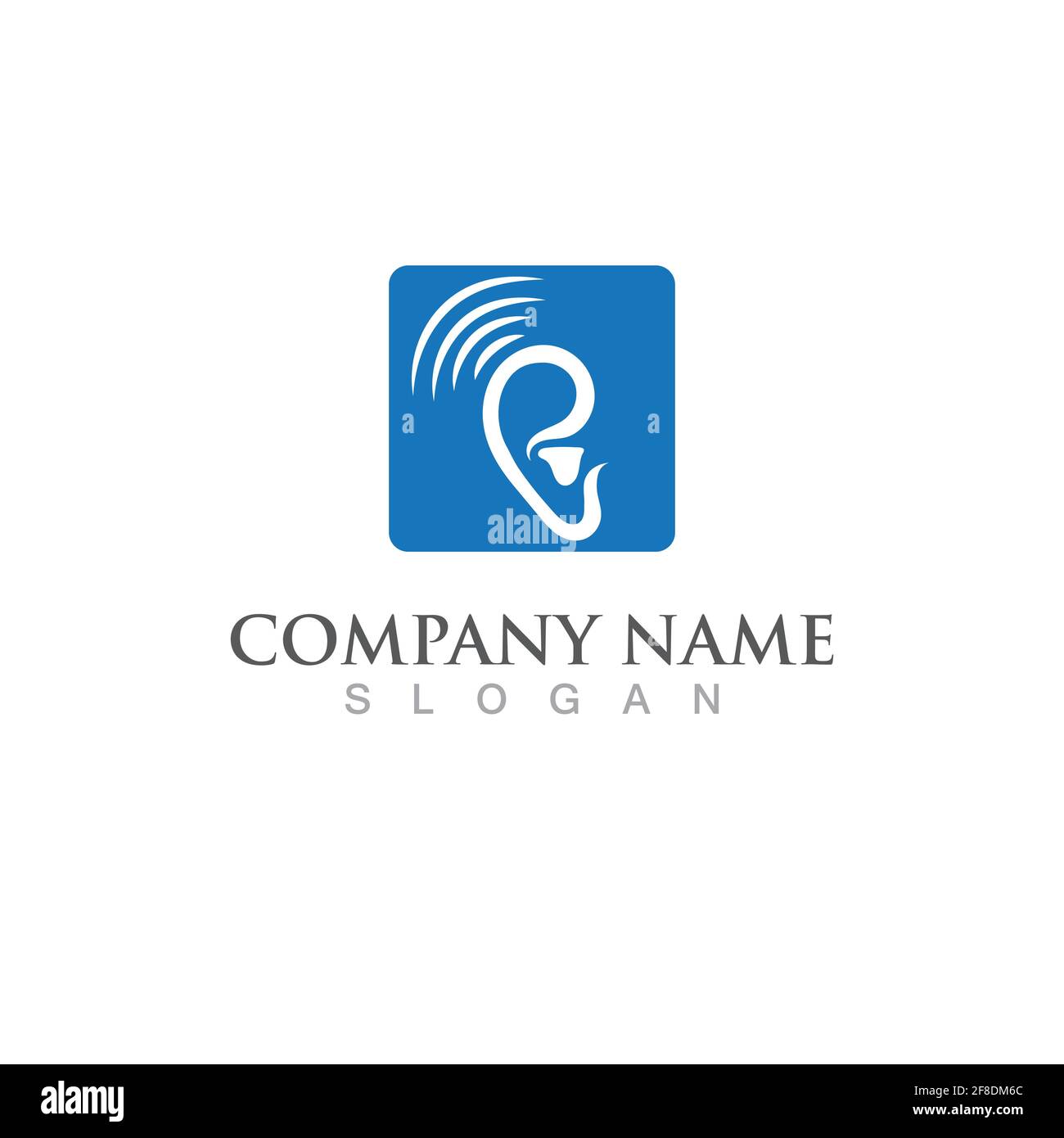 ear logo and symbol vector Stock Vector Image & Art - Alamy