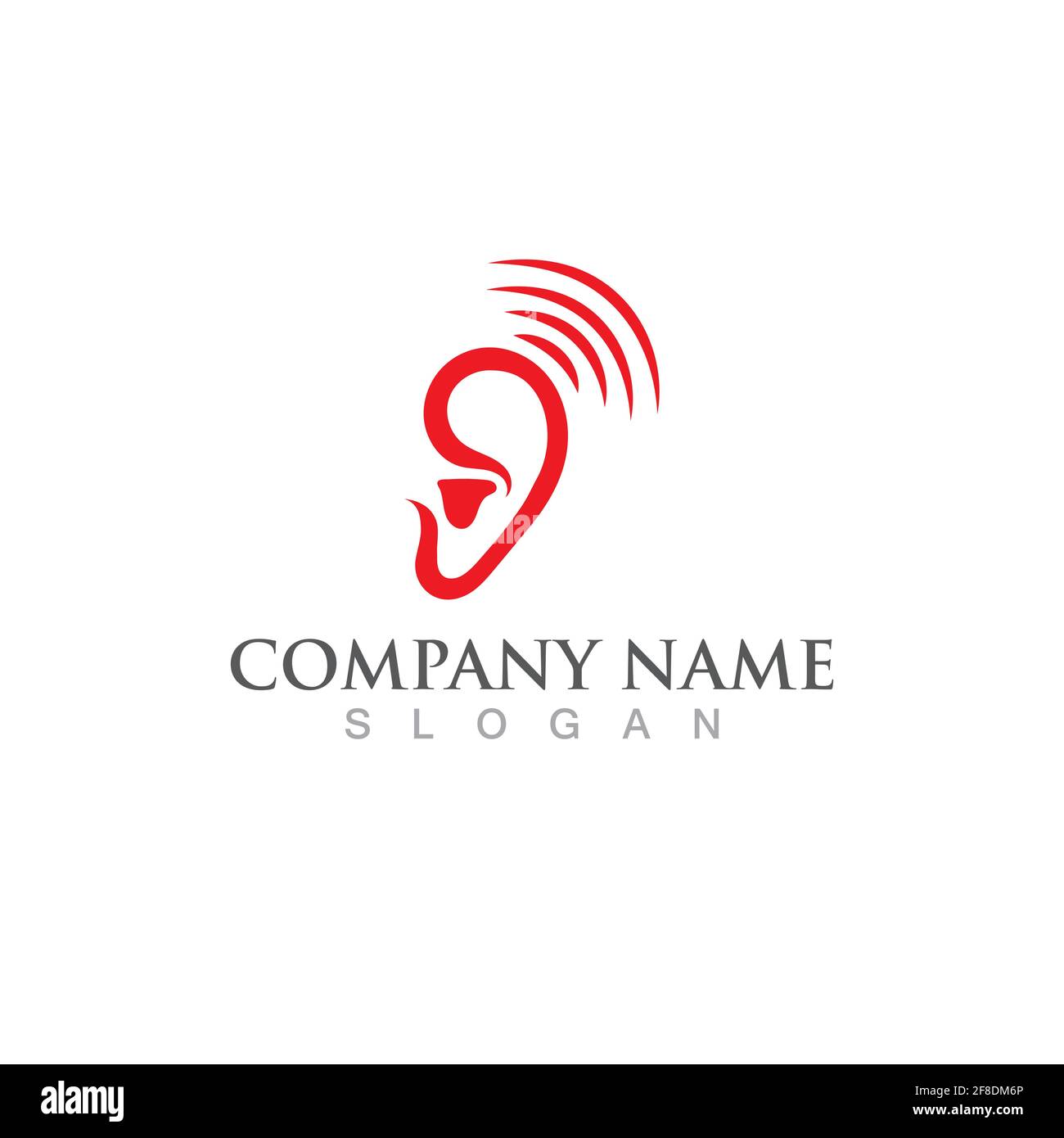 ear logo and symbol vector Stock Vector Image & Art - Alamy