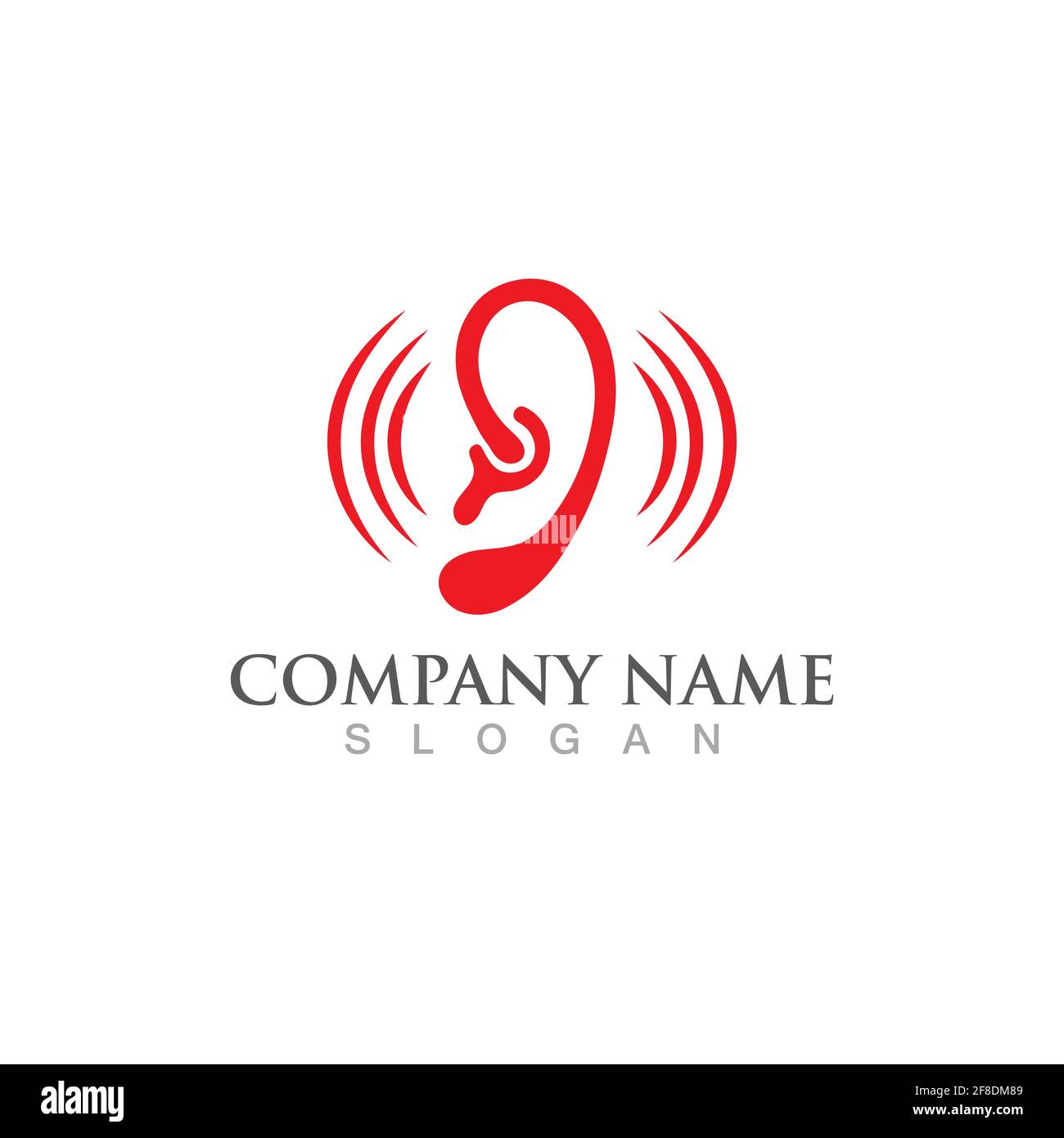 ear logo and symbol vector Stock Vector Image & Art - Alamy