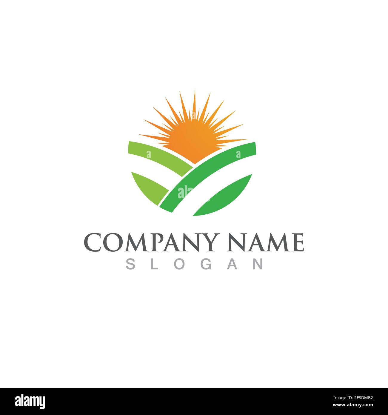 Plantation field logo nature food Stock Vector Image & Art - Alamy