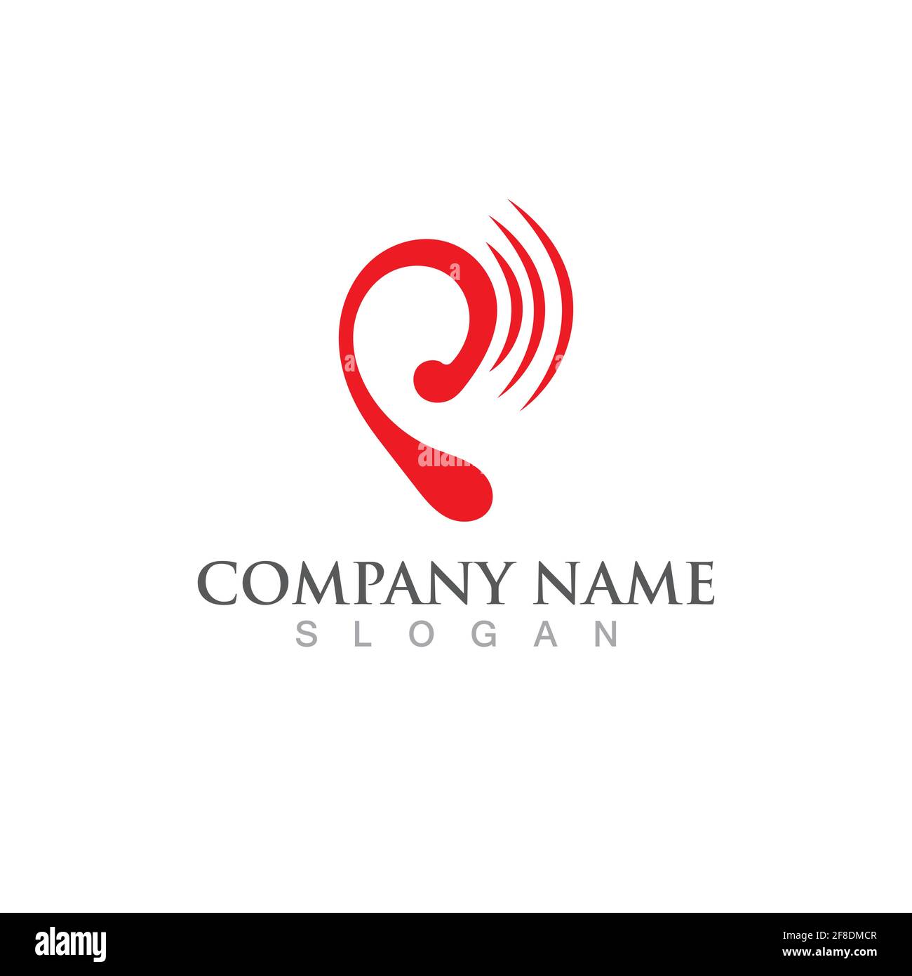 ear logo and symbol vector Stock Vector Image & Art - Alamy