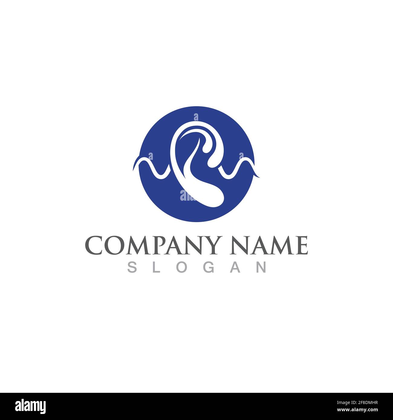 ear logo and symbol vector Stock Vector Image & Art - Alamy