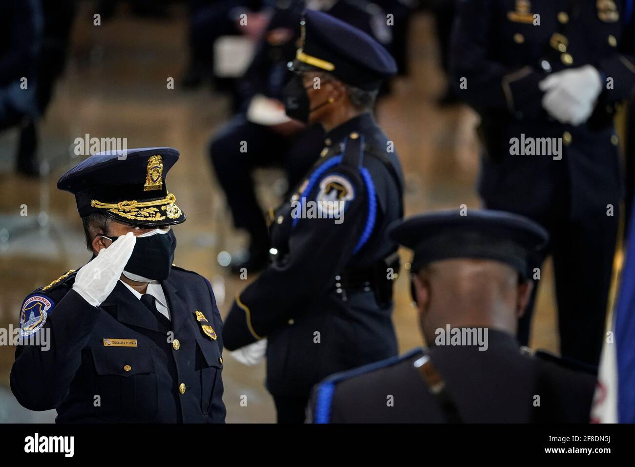 Washington, DC, USA. 13th Apr, 2021. Acting Capitol Police chief ...