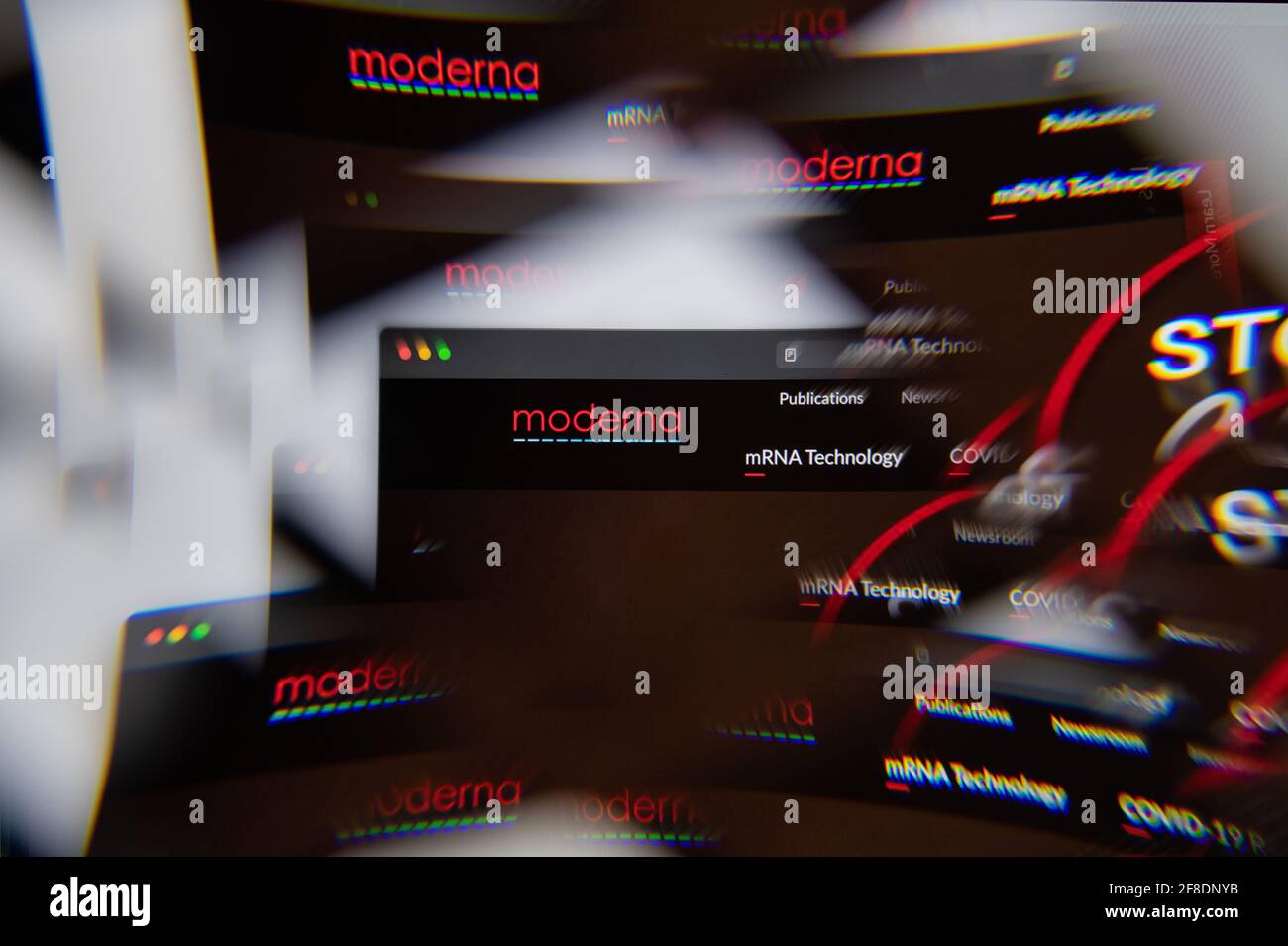 Moderna logo hi-res stock photography and images - Alamy