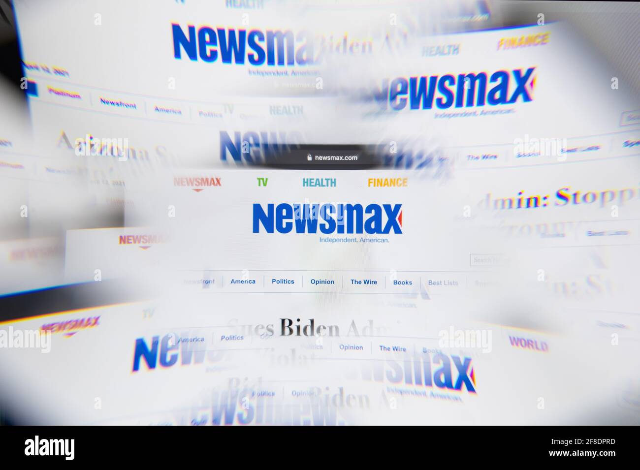 Newsmax logo hi-res stock photography and images - Alamy