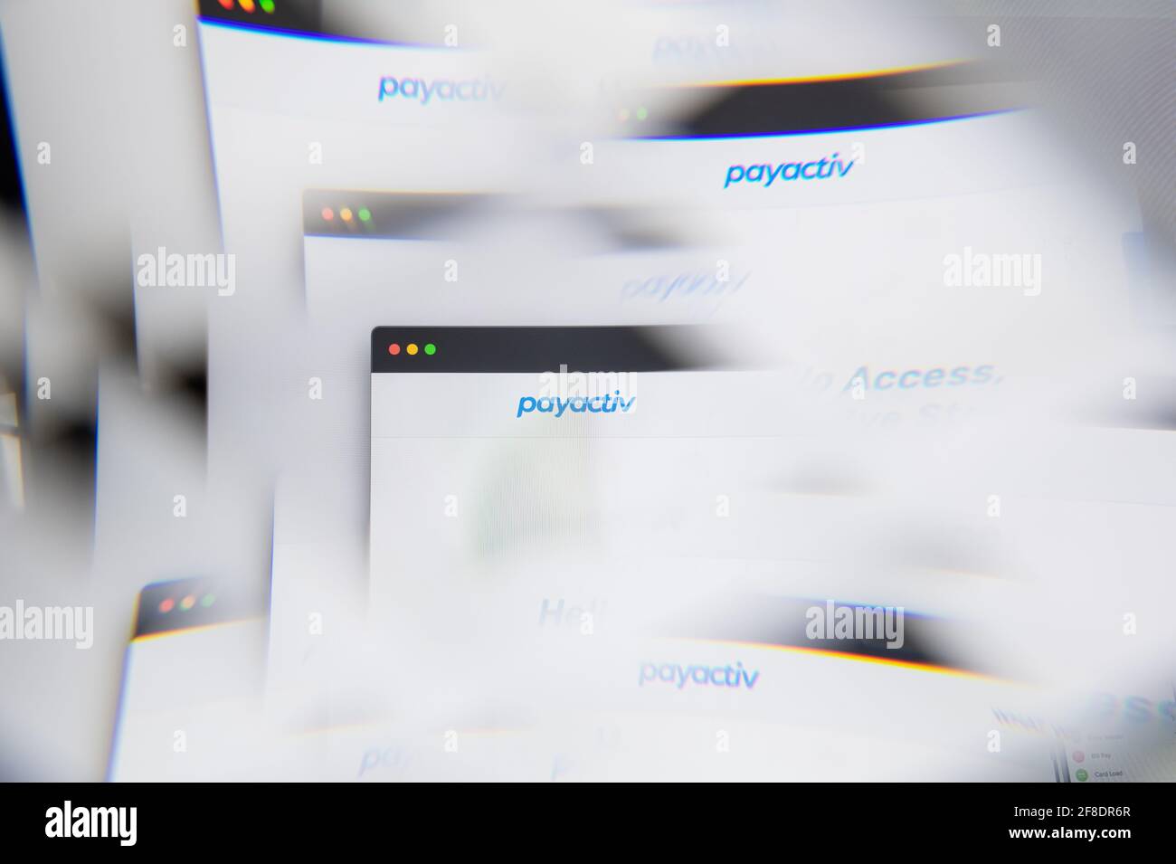 Milan, Italy - APRIL 10, 2021: PayActiv logo on laptop screen seen ...