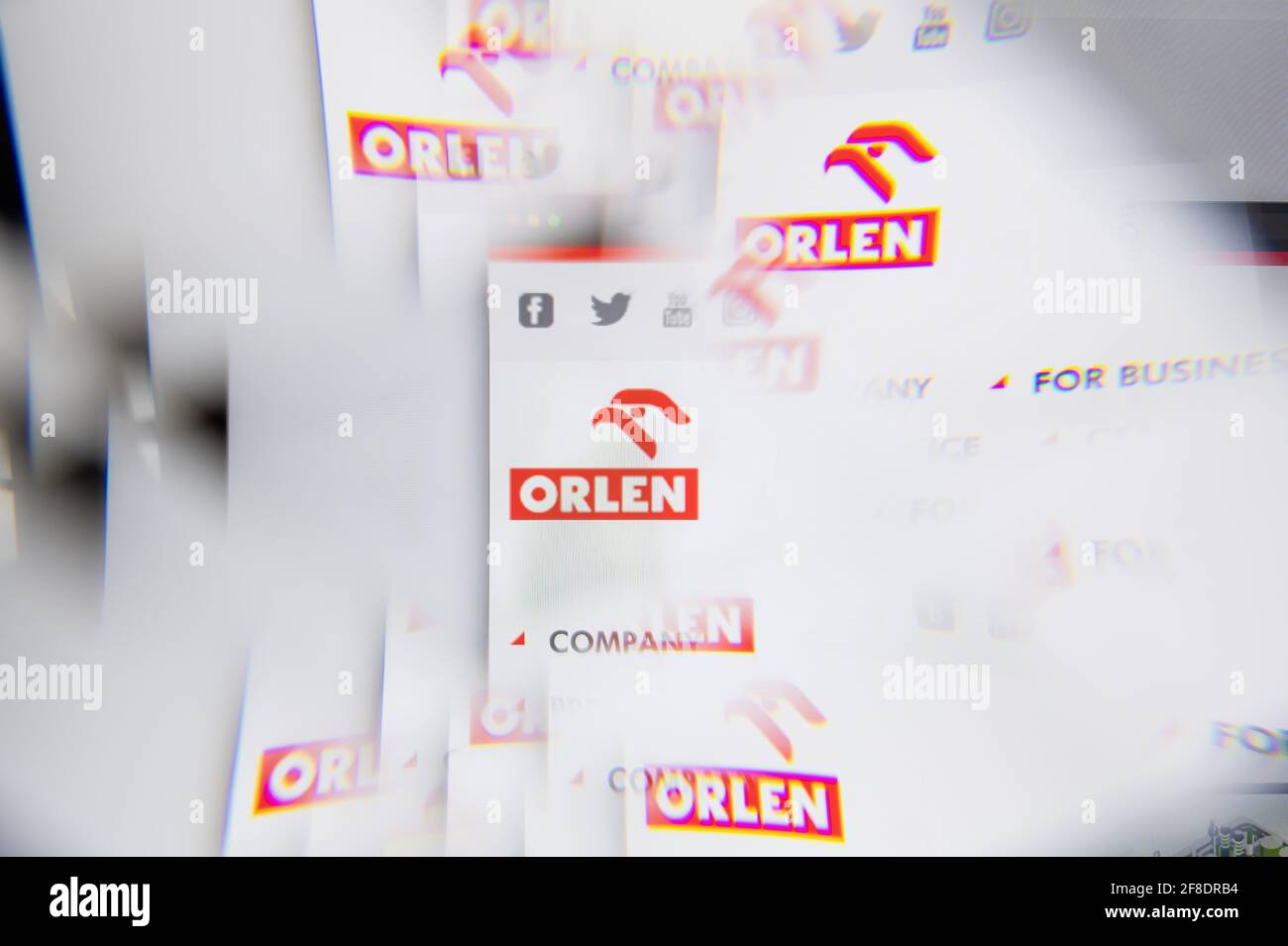 Orlen logo hi-res stock photography and images - Alamy