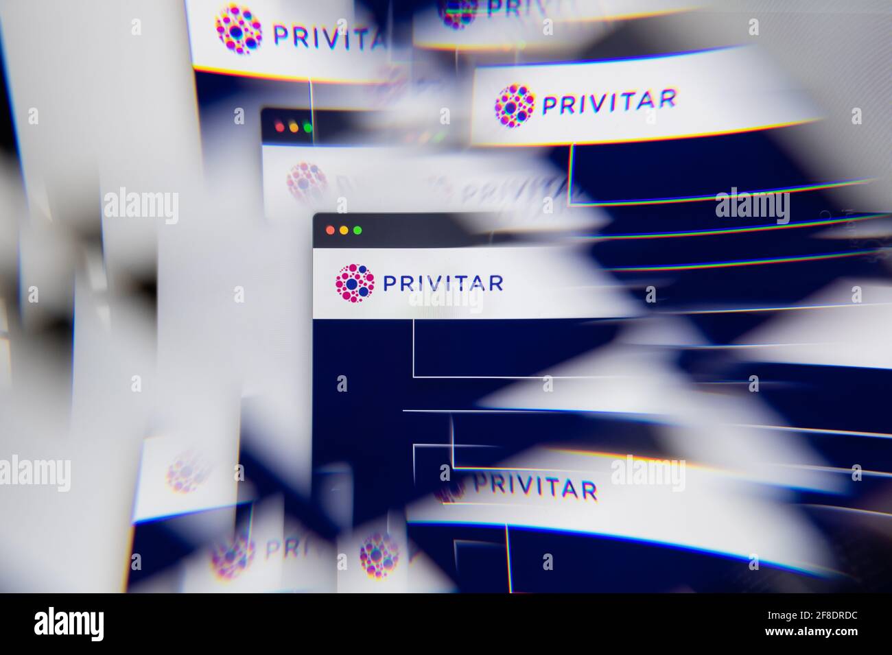 Milan, Italy - APRIL 10, 2021: Privitar logo on laptop screen seen ...