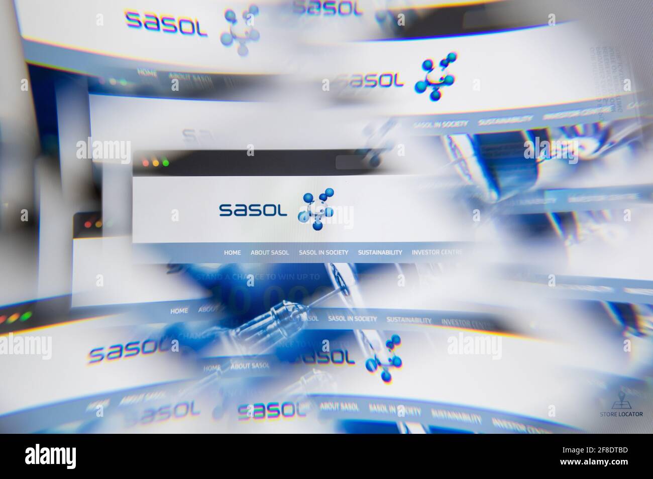 Sasol logo hi-res stock photography and images - Alamy