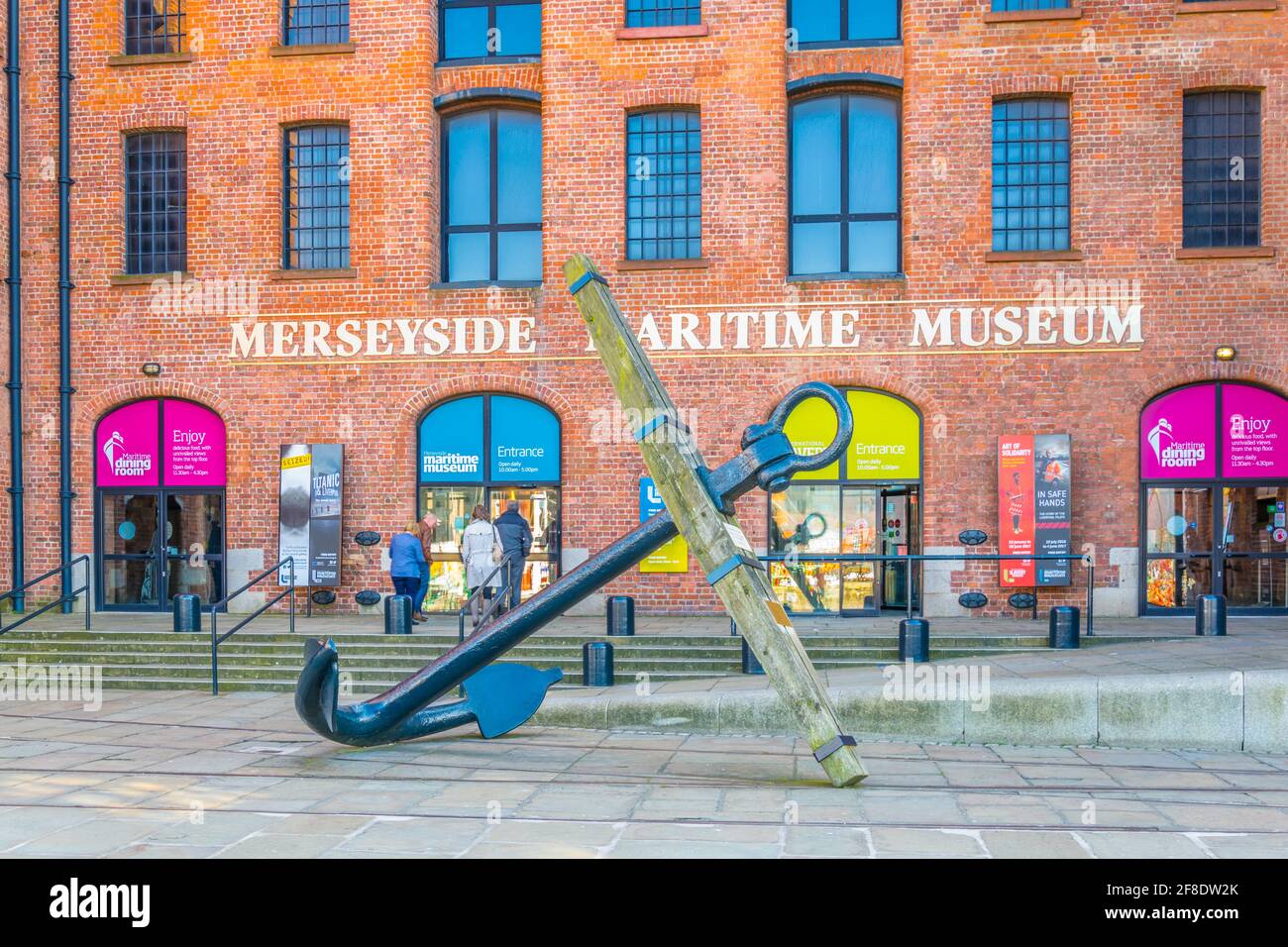 LIVERPOOL, UNITED KINGDOM, APRIL 7, 2017: Merseyside maritime museum in ...