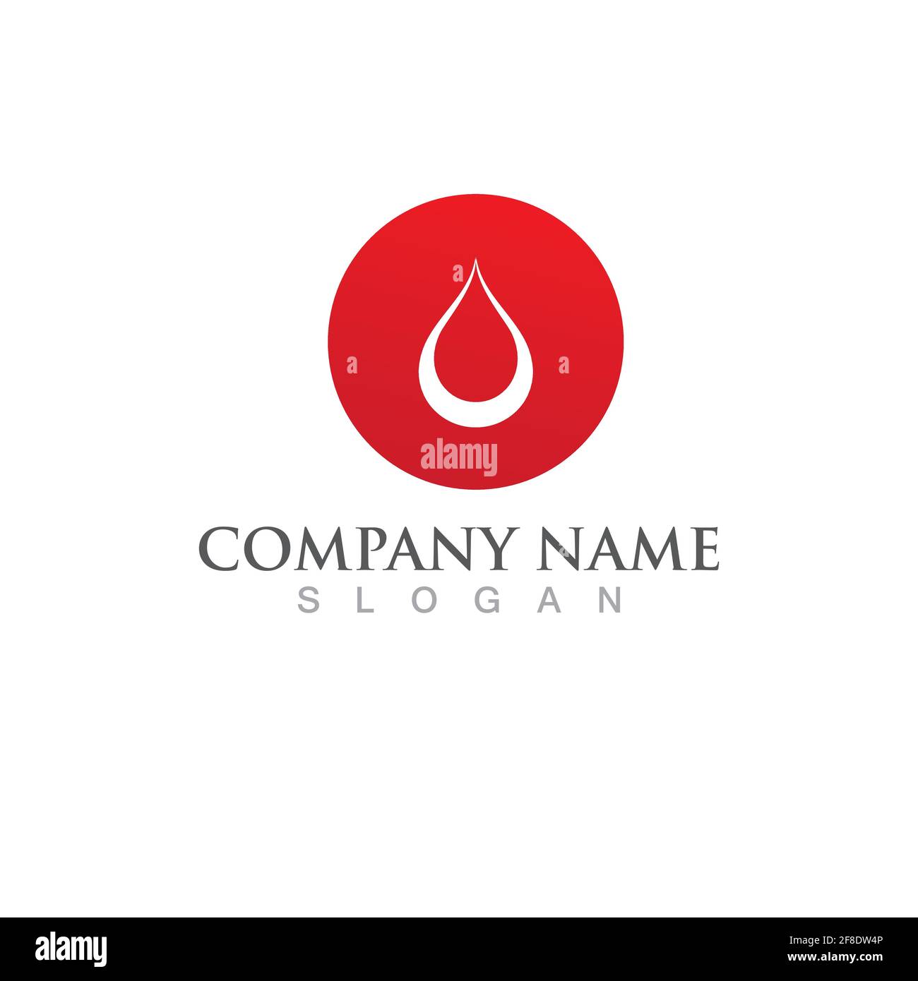 Blood drop logo vector illustration icon Stock Vector Image & Art - Alamy