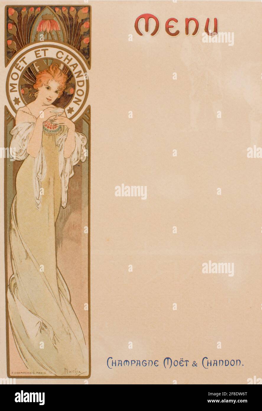 Alfons mucha moet chandon hi-res stock photography and images - Alamy