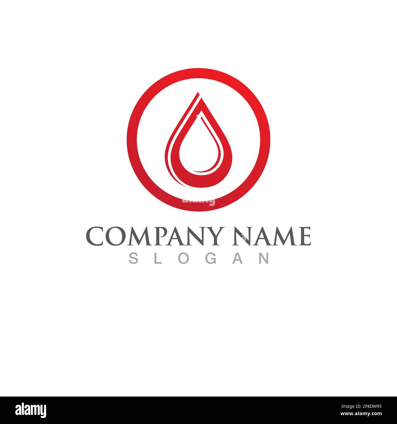 Blood drop logo vector illustration icon Stock Vector Image & Art - Alamy