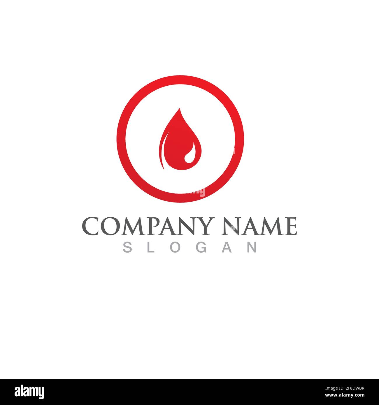 Blood drop logo vector illustration icon Stock Vector Image & Art - Alamy